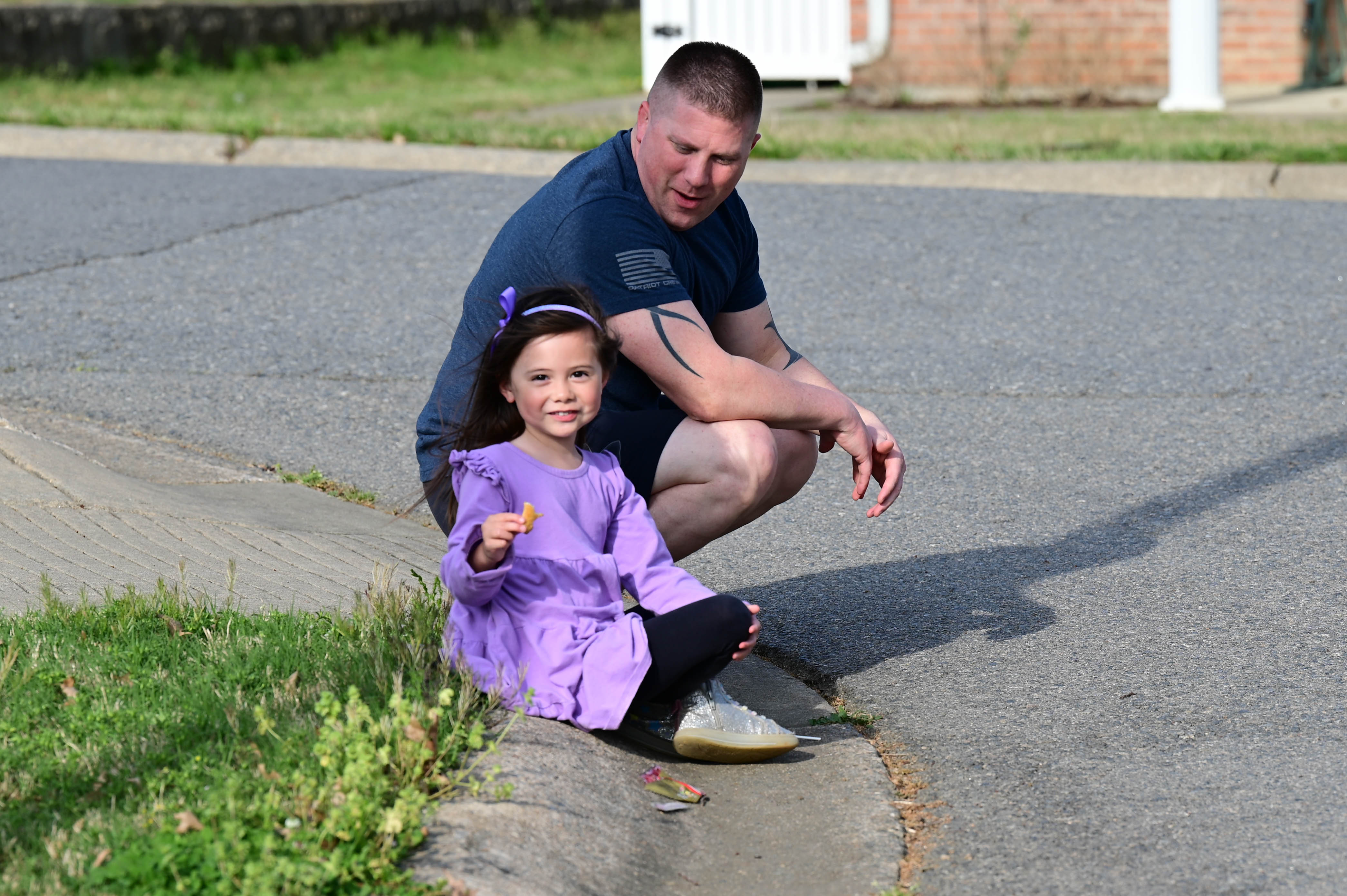 TLR kicks off Month of the Military Child with the Purple Up parade ...