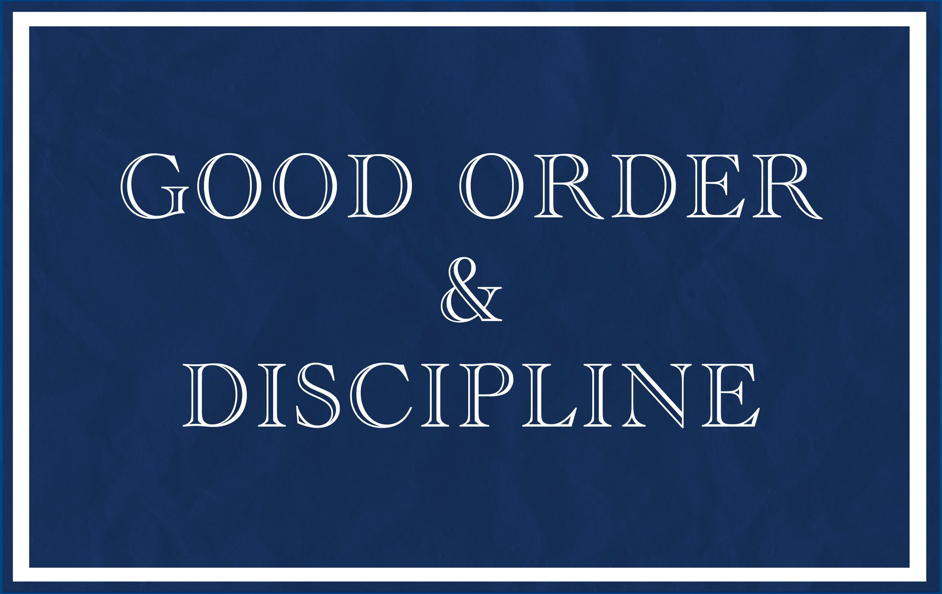 Good Order and Discipline: FY25 first-quarter report > United States ...