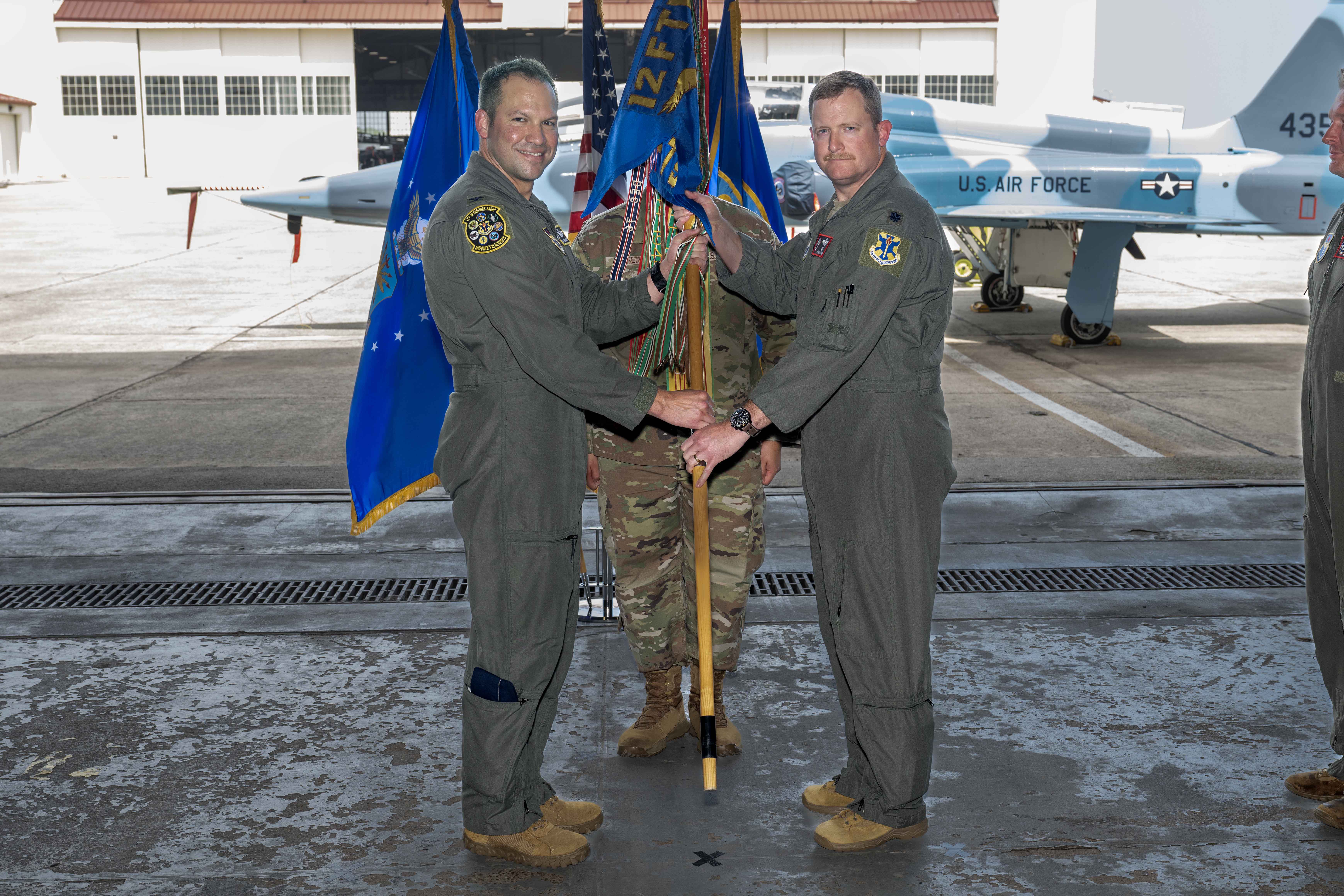 Lt. Col. John Lowe Assumes Command of 435th Fighter Training Squadron ...
