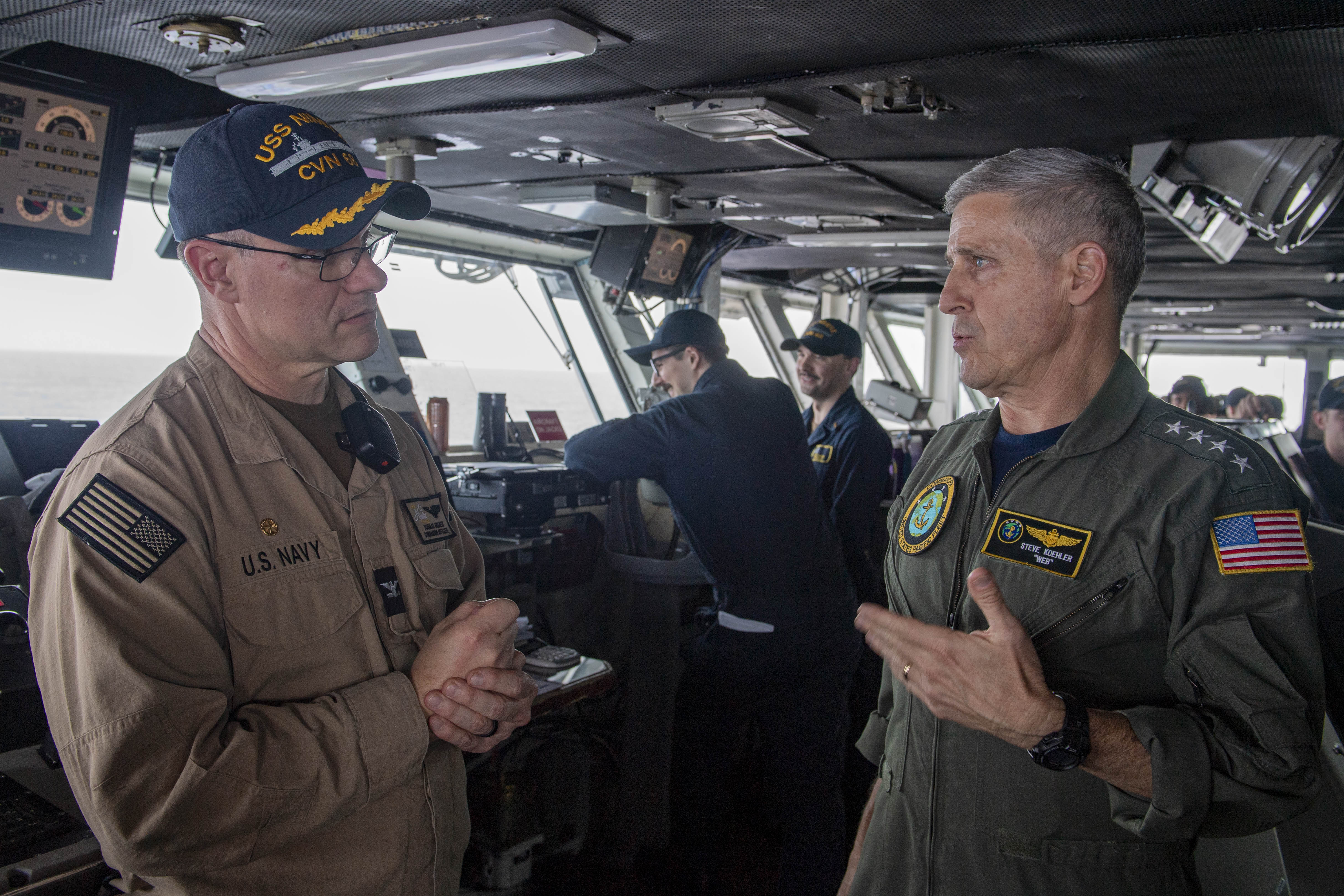 Commander of U.S. Pacific Fleet Visits USS Nimitz > U.S. Pacific Fleet ...