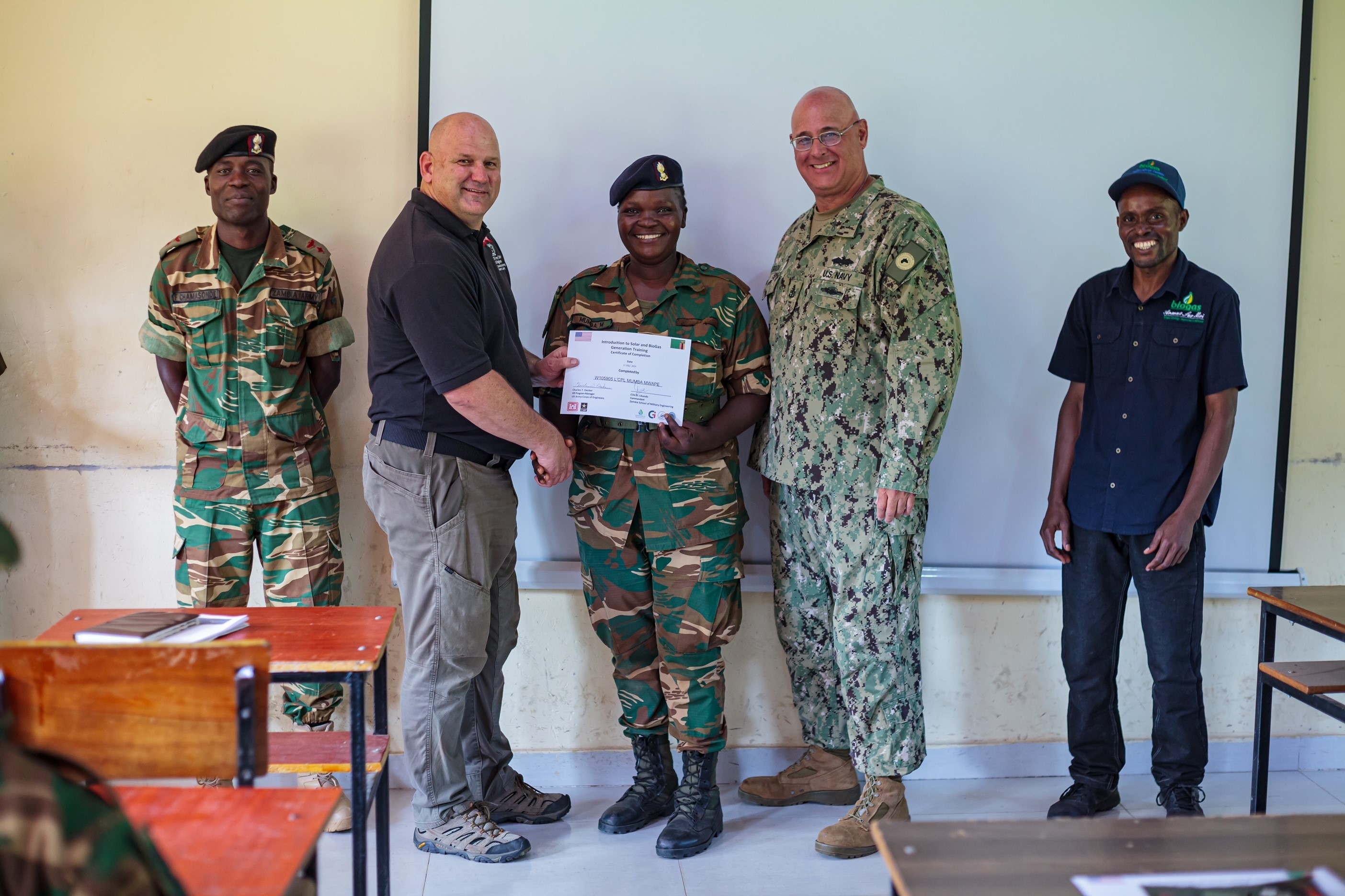 ERDC leads Operational Energy training for the Zambia Defense Force ...