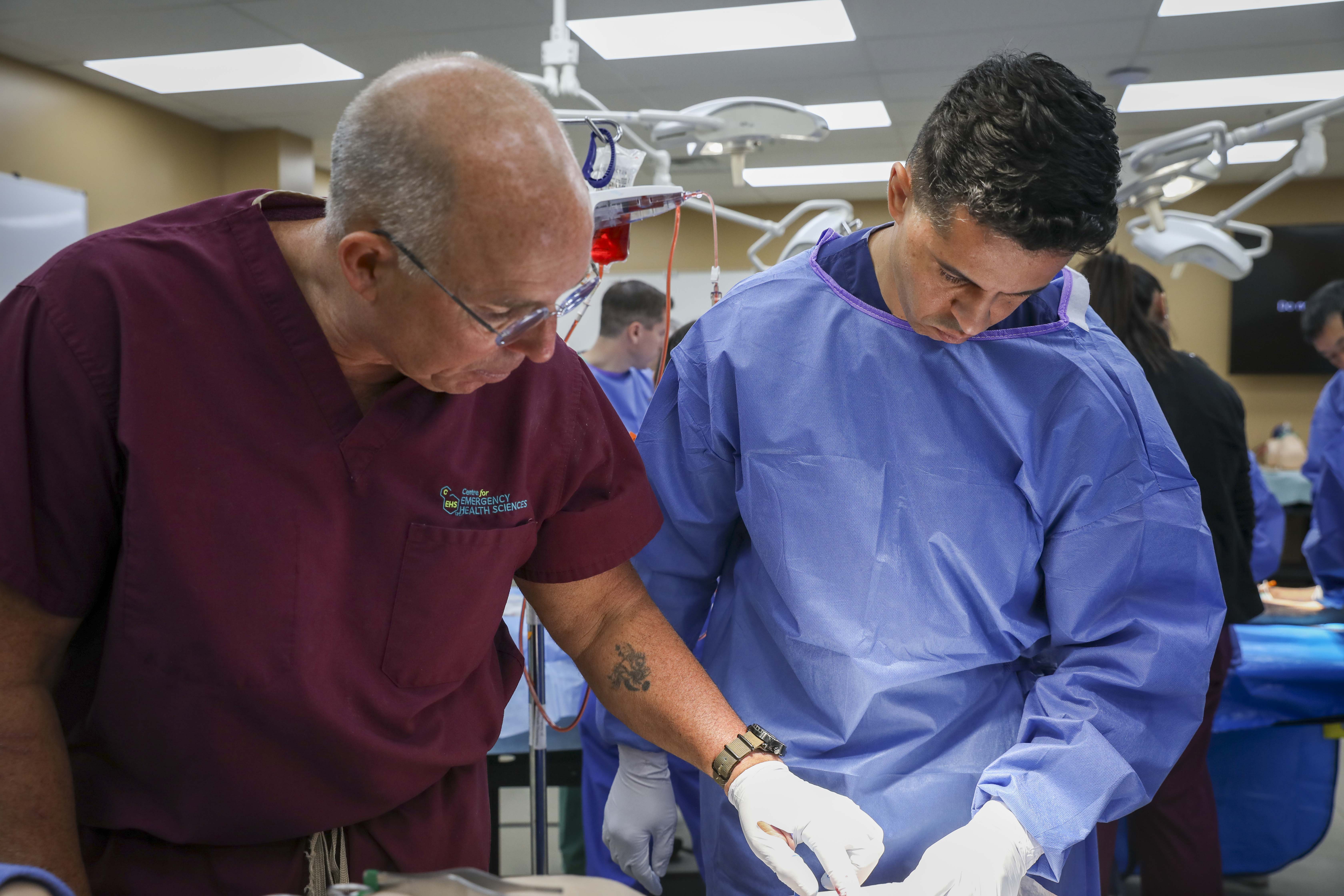 Army Reserve physicians attend Critical Care Skills Procedure Anatomy ...