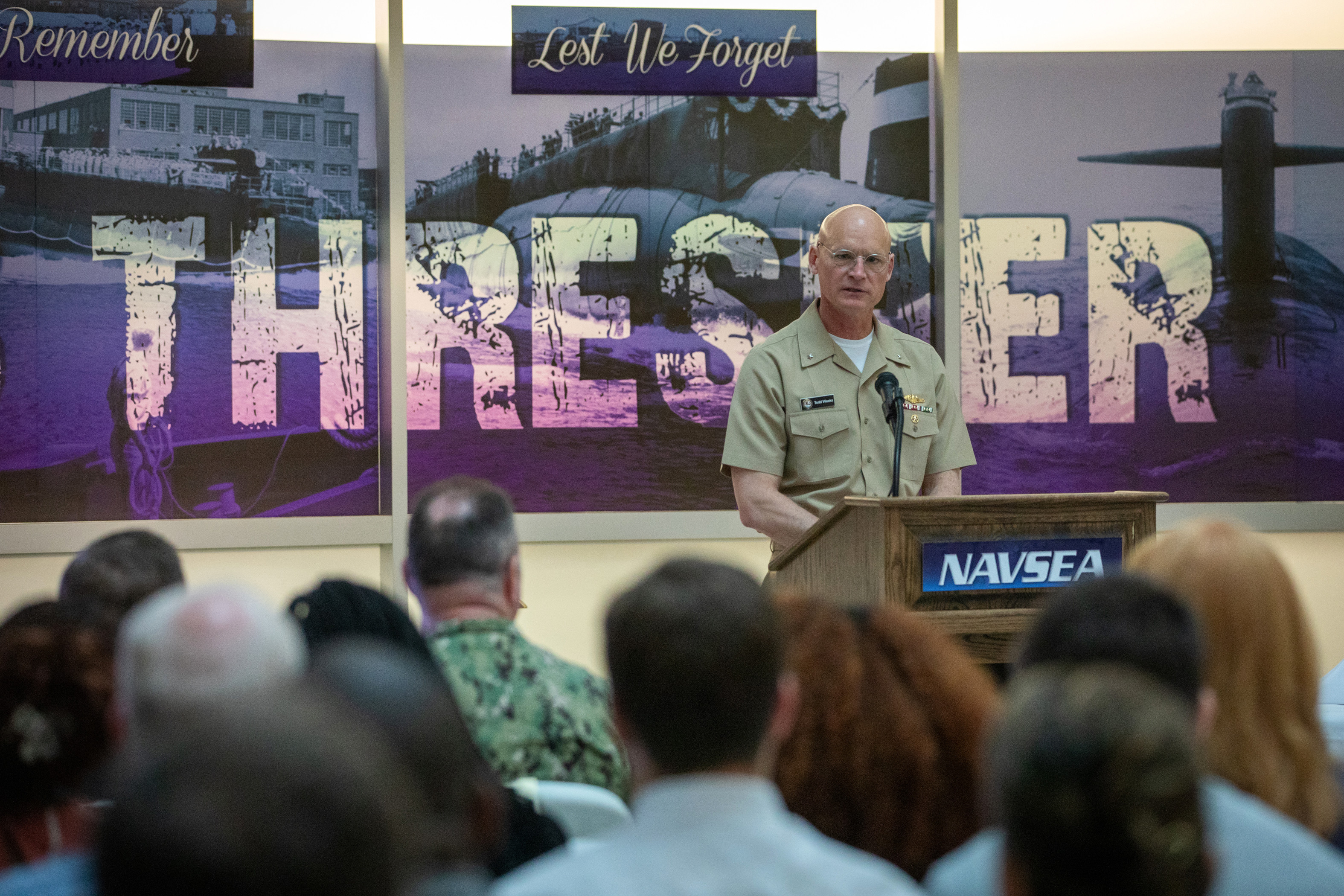 NAVSEA Remembers Crew of USS Thresher > Naval Sea Systems Command > News