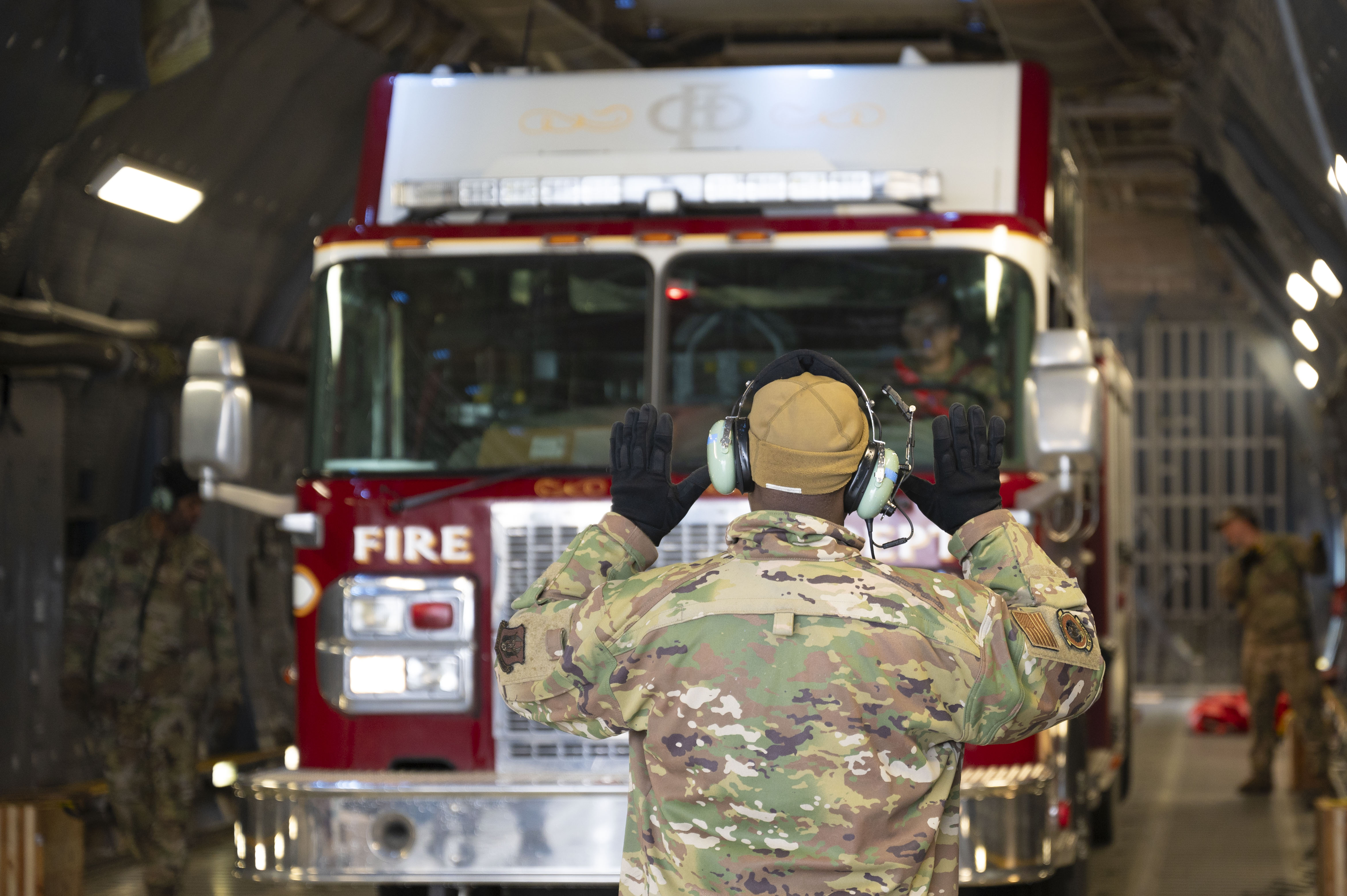 62d APS readies fire truck for airlift, supporting swift humanitarian ...