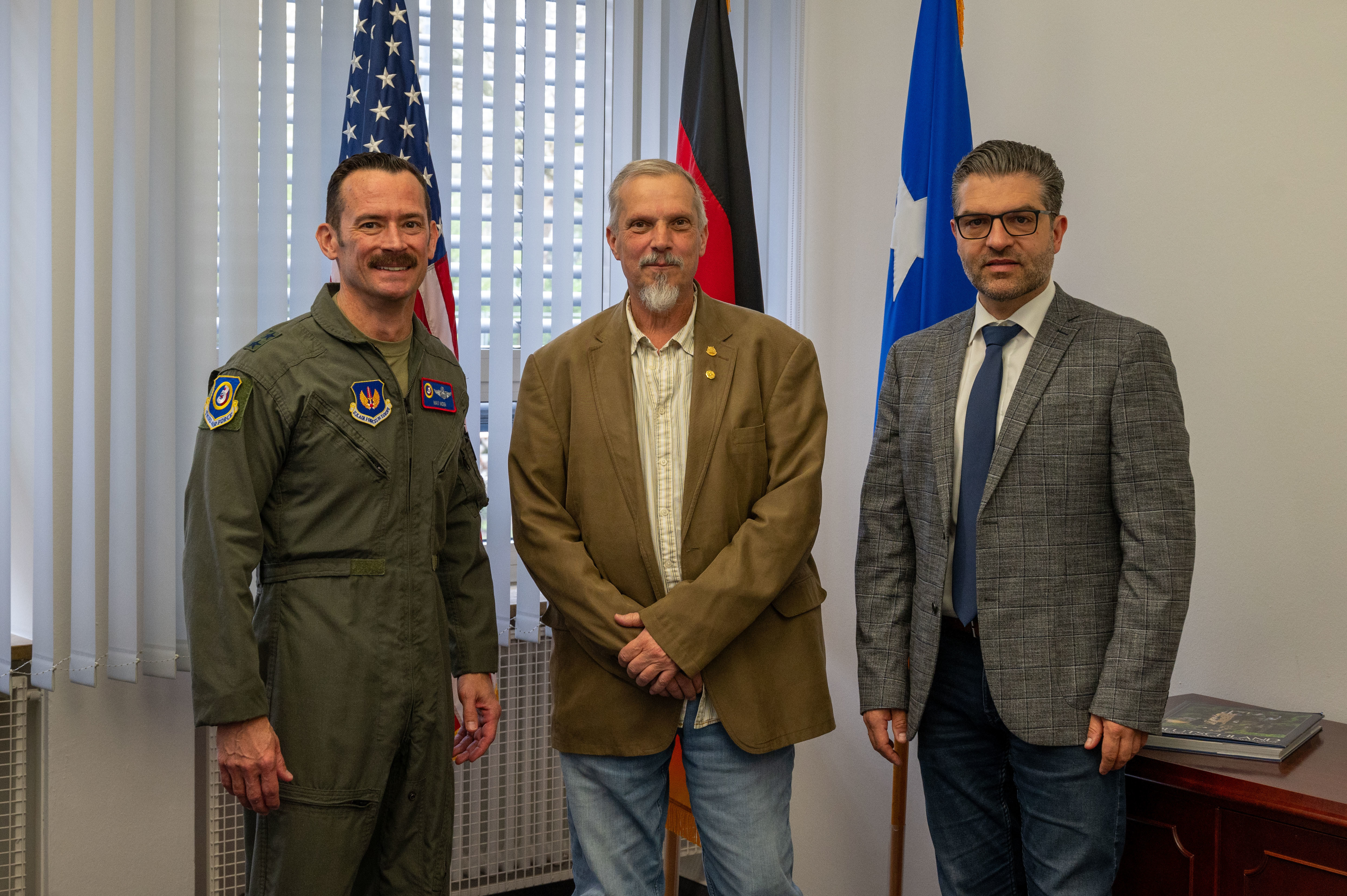 Readout of Commander, Third Air Force, Maj. Gen. Paul Moga hosts German ...