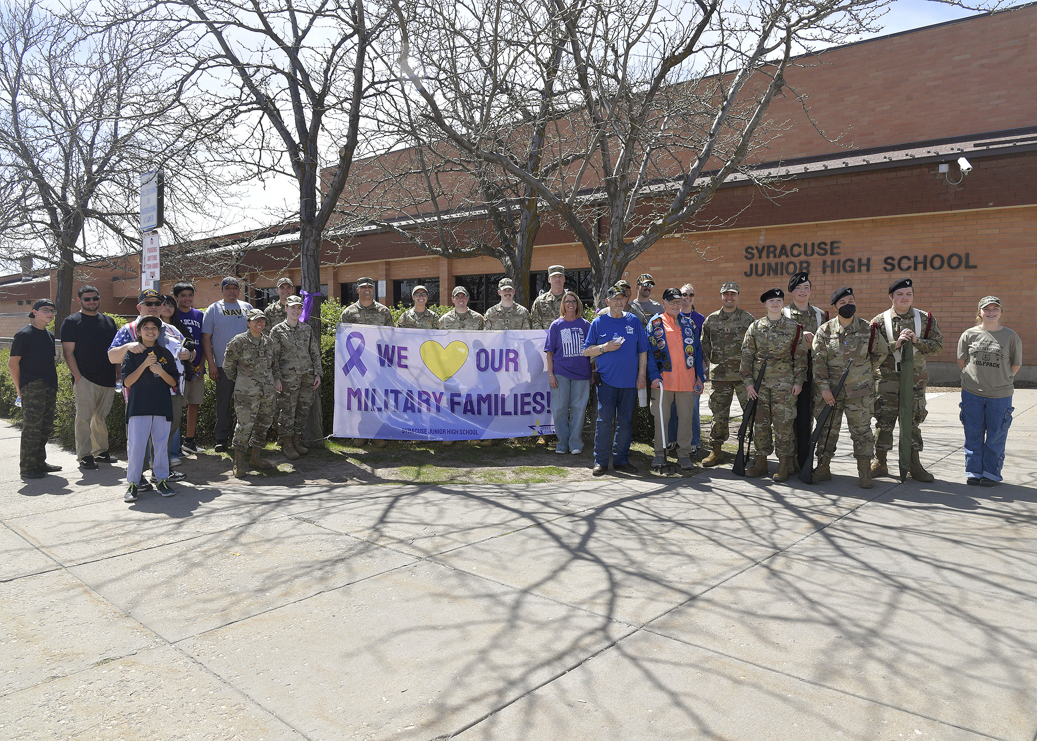 Hill Airmen join Syracuse Junior High to celebrate military children ...