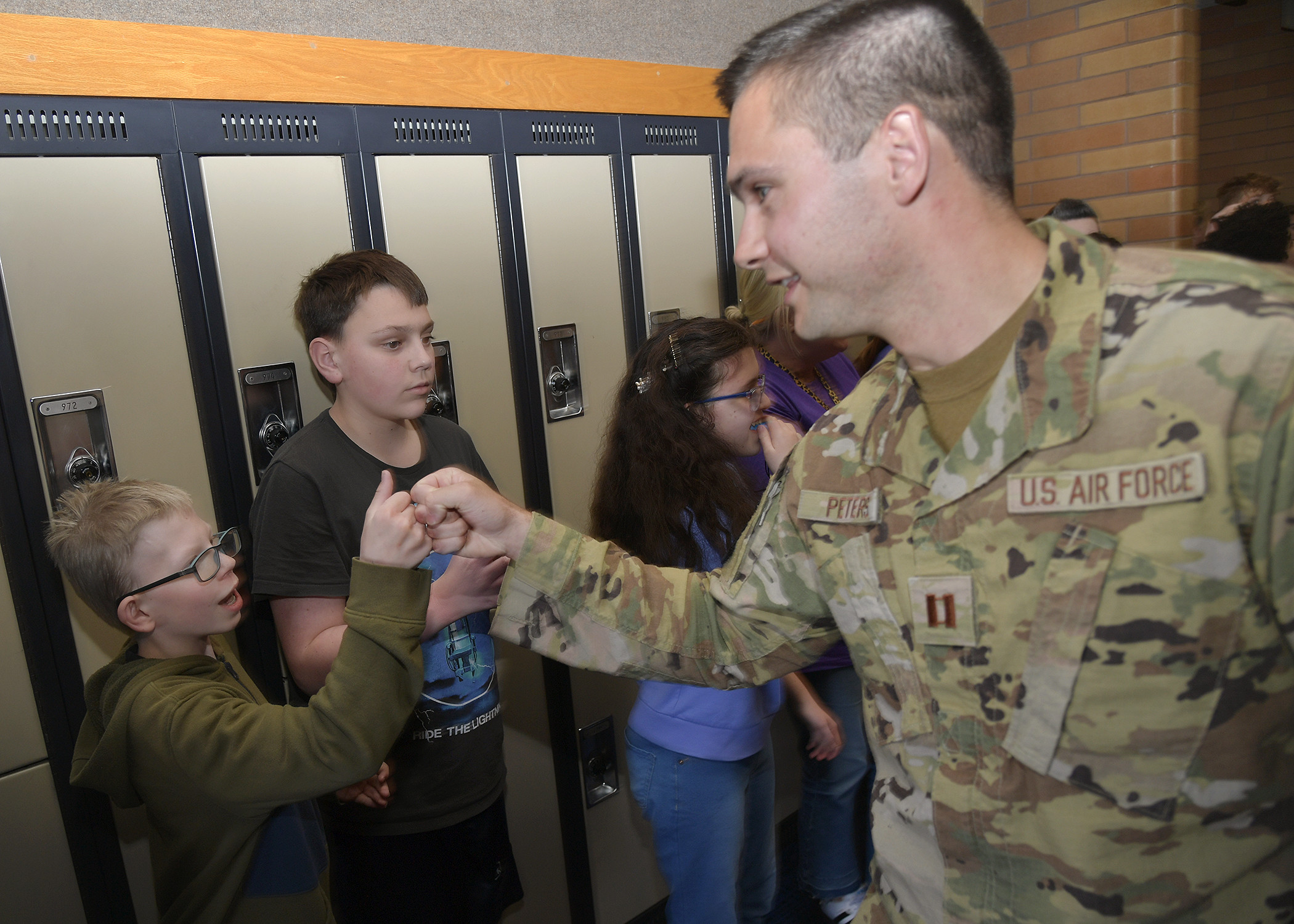 Hill Airmen join Syracuse Junior High to celebrate military children ...