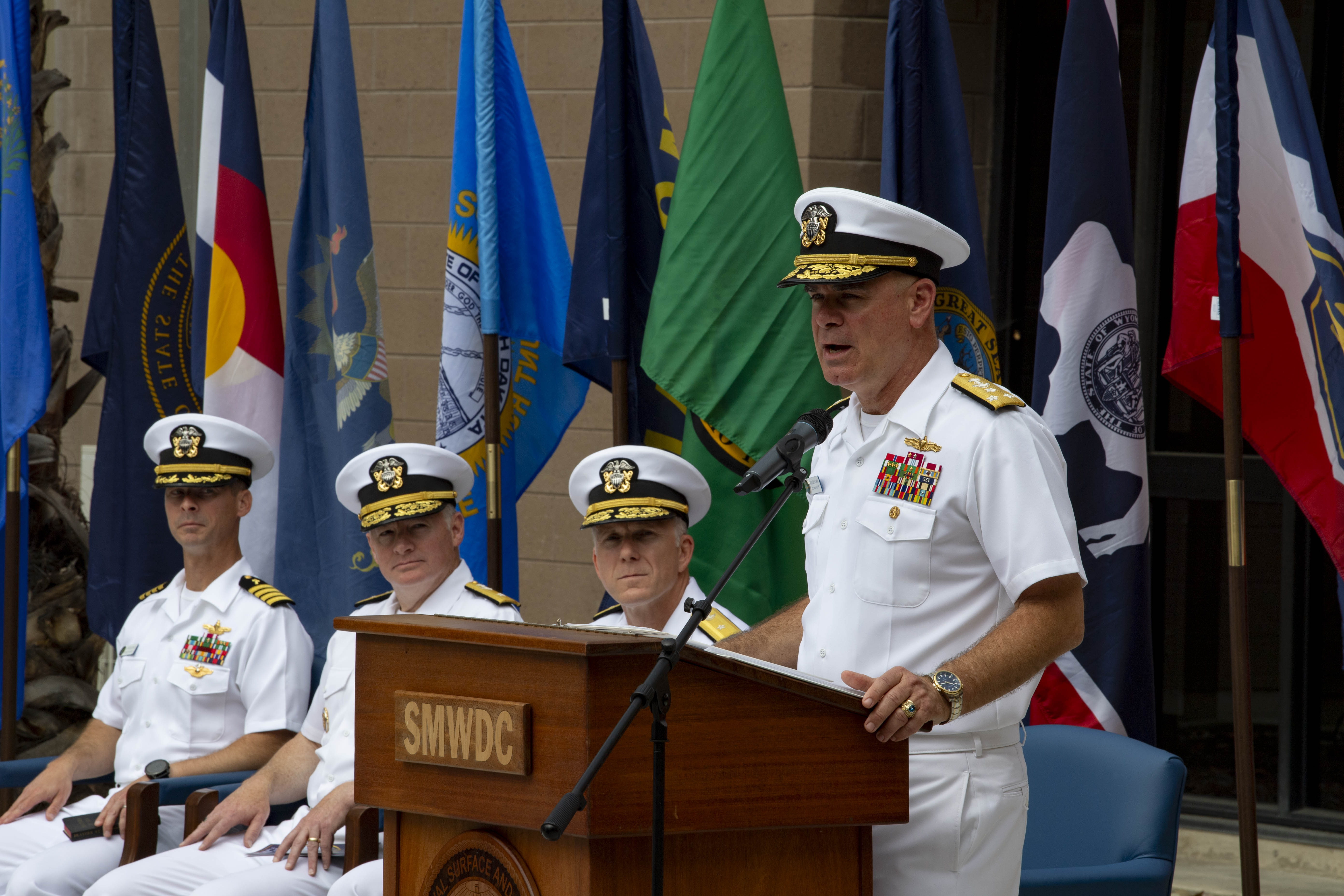 Naval Surface and Mine Warfighting Development Center Holds Change of Command Ceremony > United ...