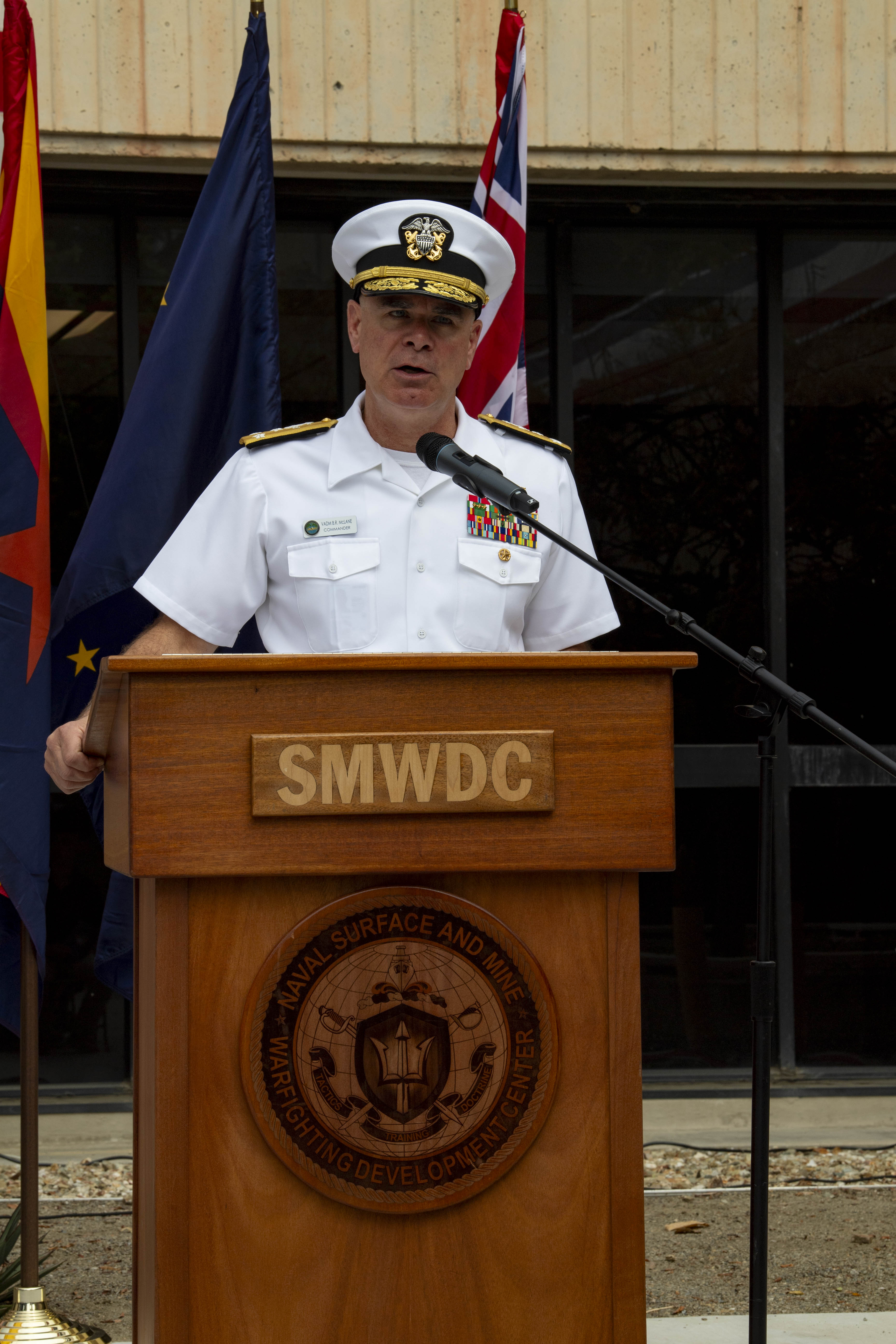 Naval Surface and Mine Warfighting Development Center Holds Change of Command Ceremony > United ...