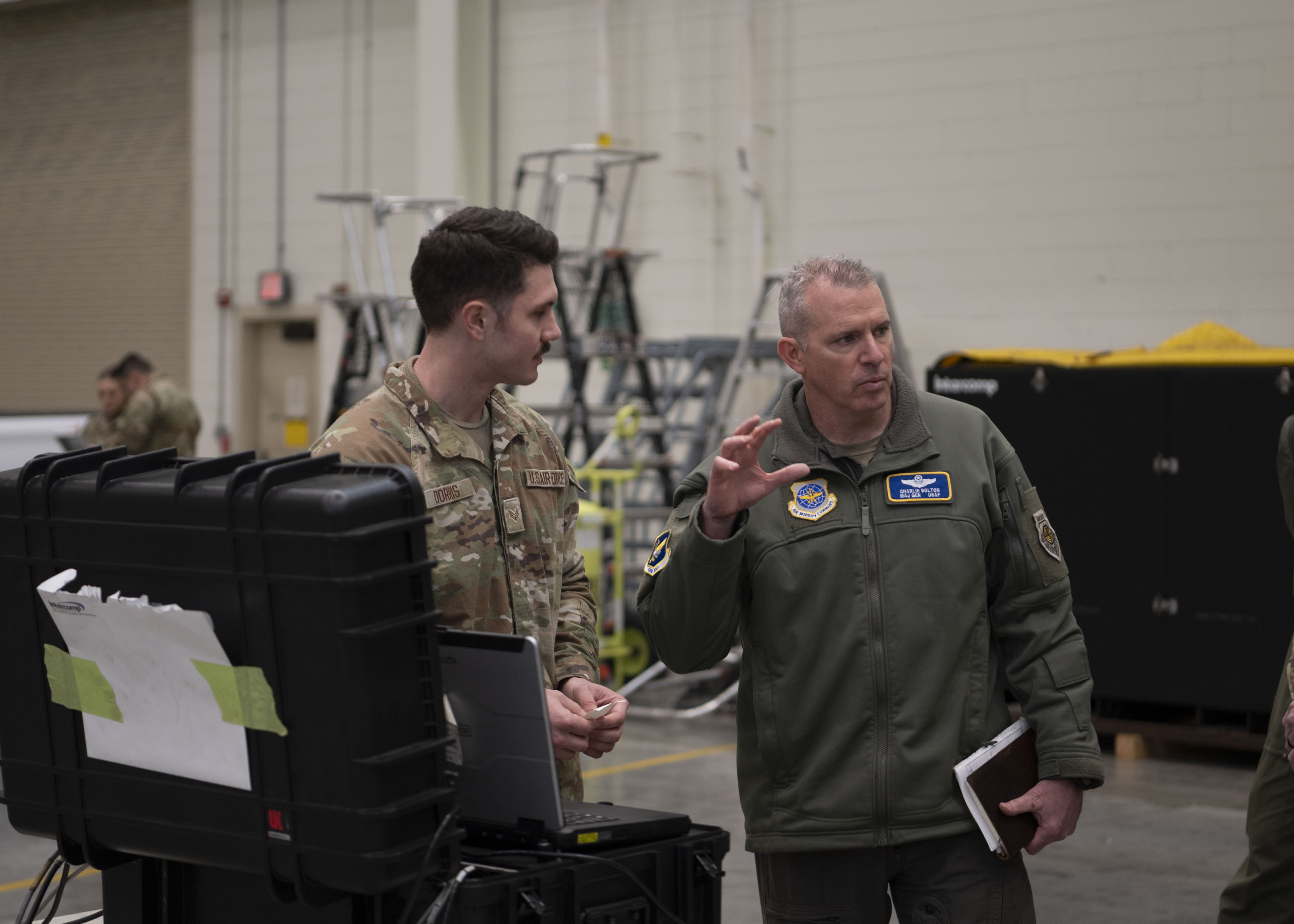 Maj. Gen. Charles D. Bolton visits 30th AMW, JB MDL
