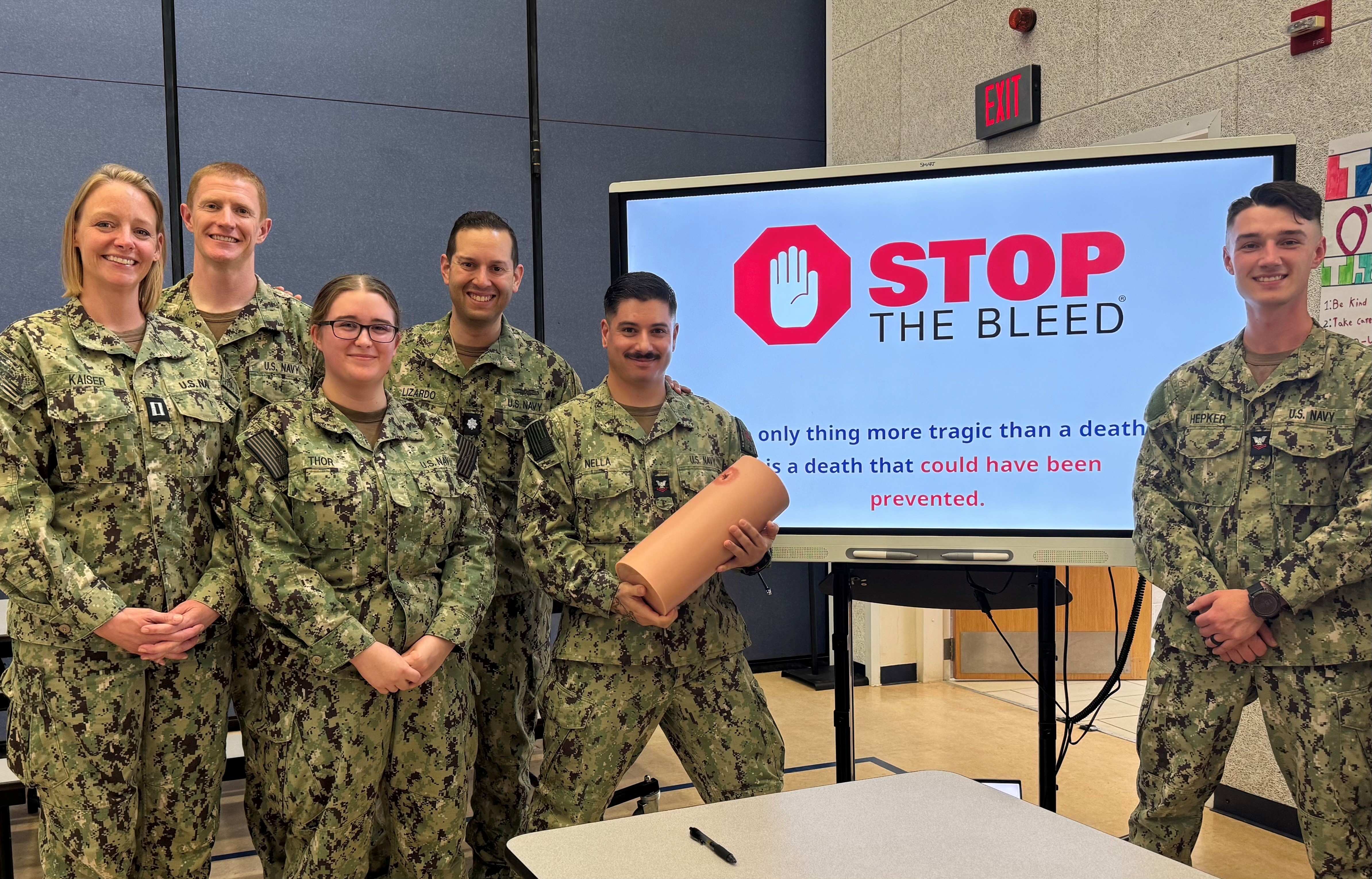Naval Hospital Sigonella STEM Team Hosts Life-Saving “Stop the Bleed ...