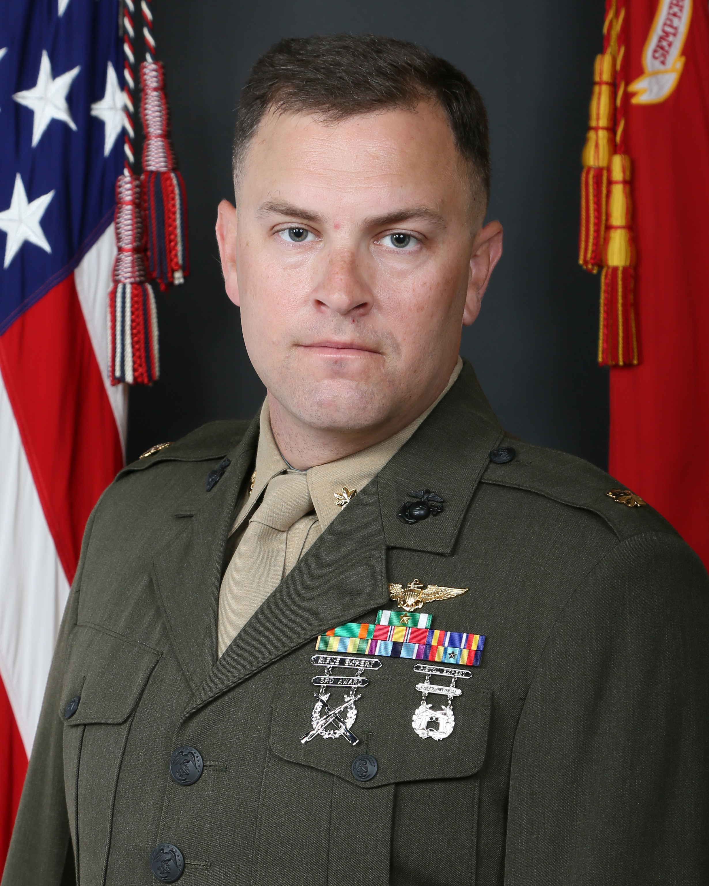 Major Aaron T. Cauble > 2nd Marine Aircraft Wing > Command Biography
