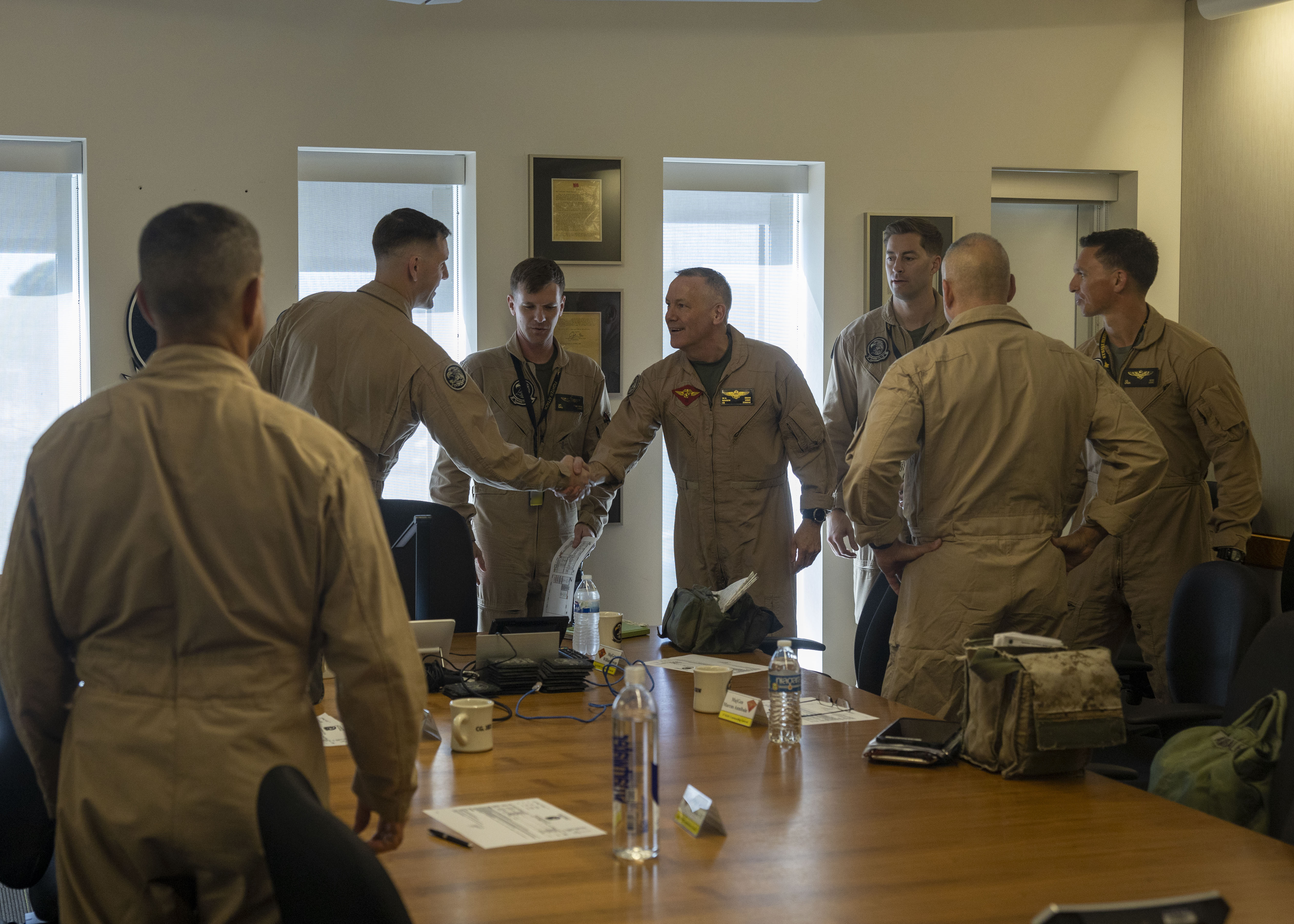 WTI 2-25: Commanding Generals of 1st, 2nd, 3rd, and 4th MAW visit MAWTS-1