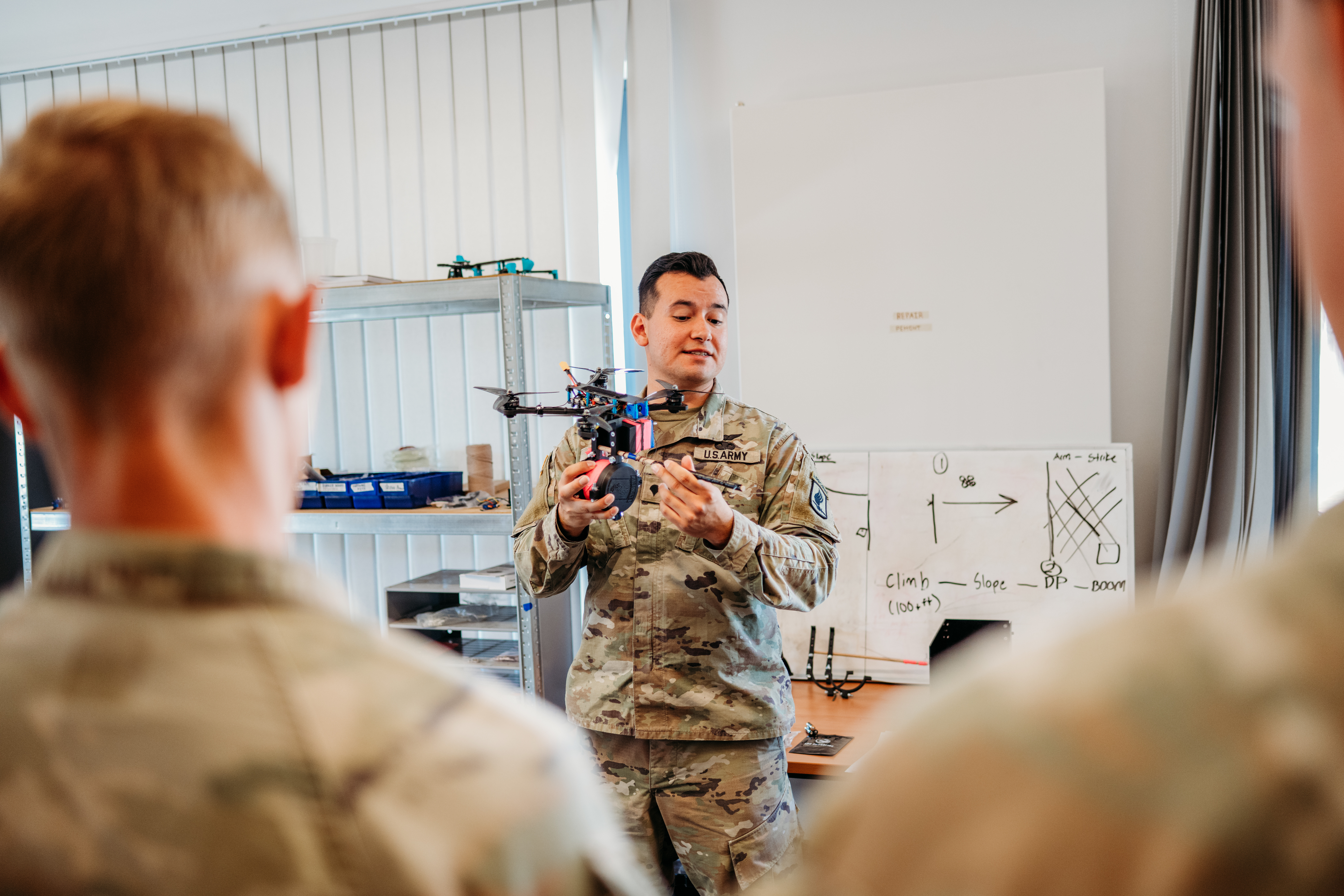 Explaining arming and triggering mechanisms of the "Project Shiv" drone