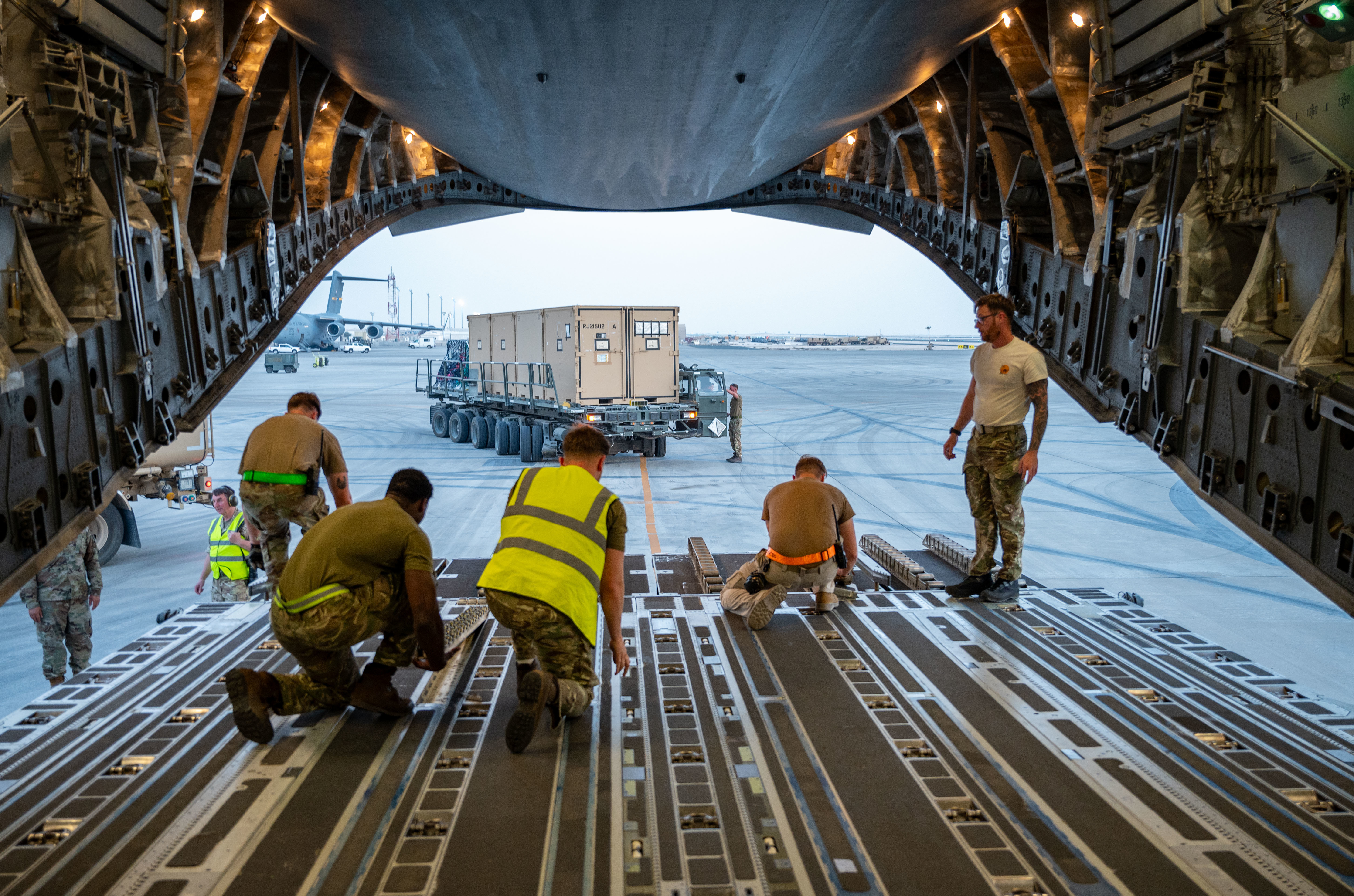 Airmen from the 379th AEW synchronize with RAF to provide strategic ...