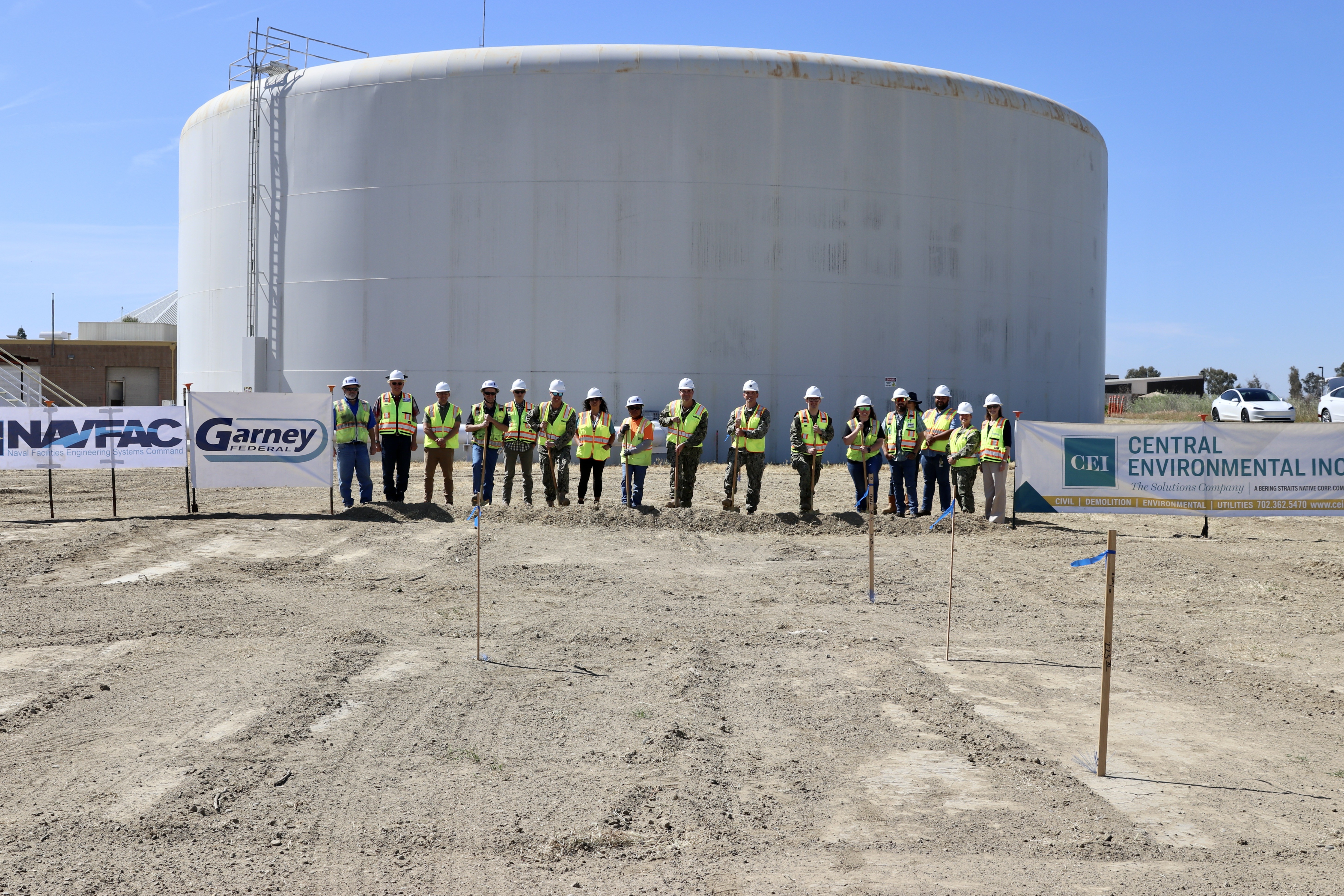Groundbreaking for New Water Storage Tank at Naval Air Station Lemoore ...
