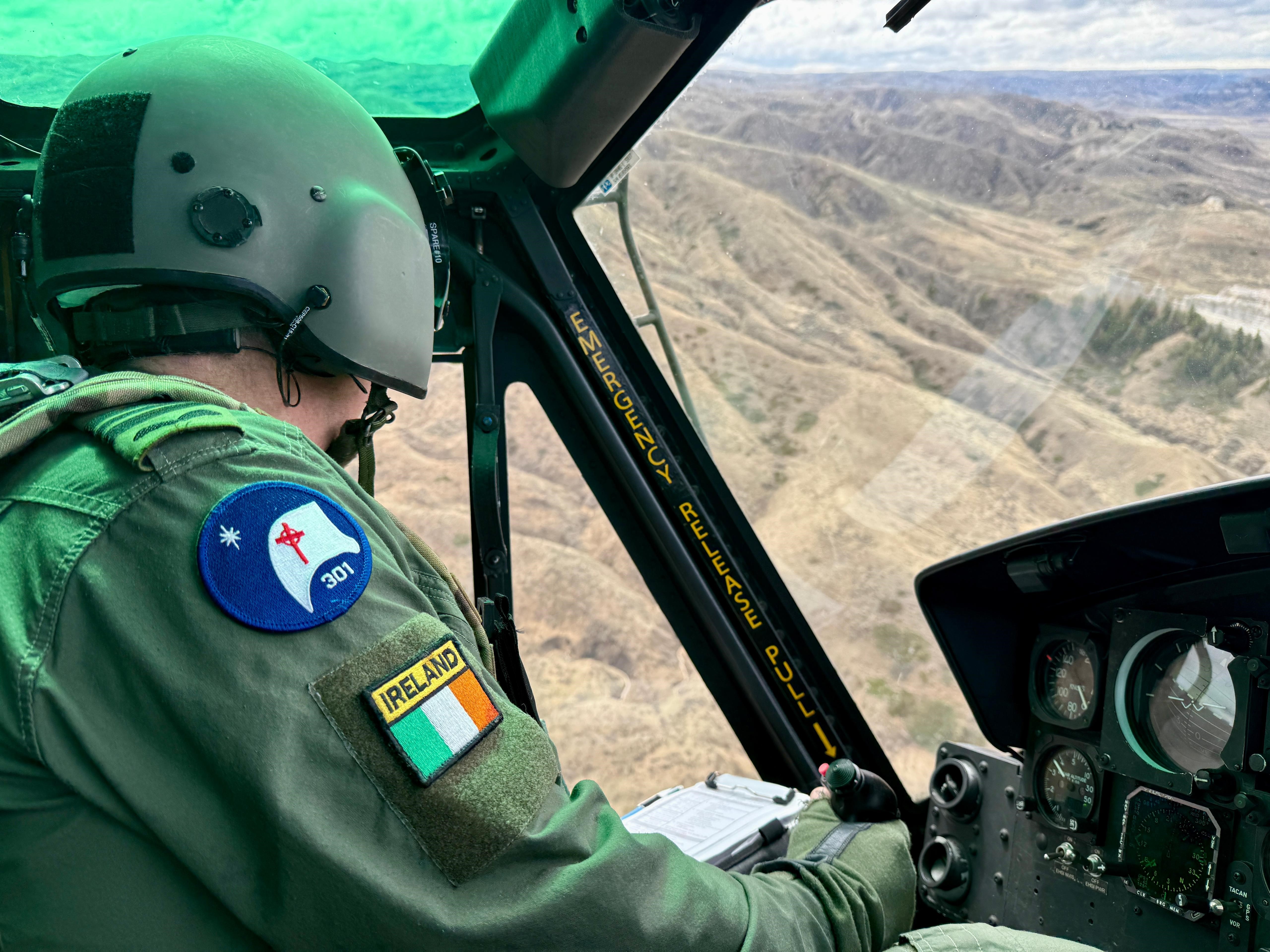 Capt. Christopher Jevens, Irish Air Corps 3rd Operations Wing pilot ...