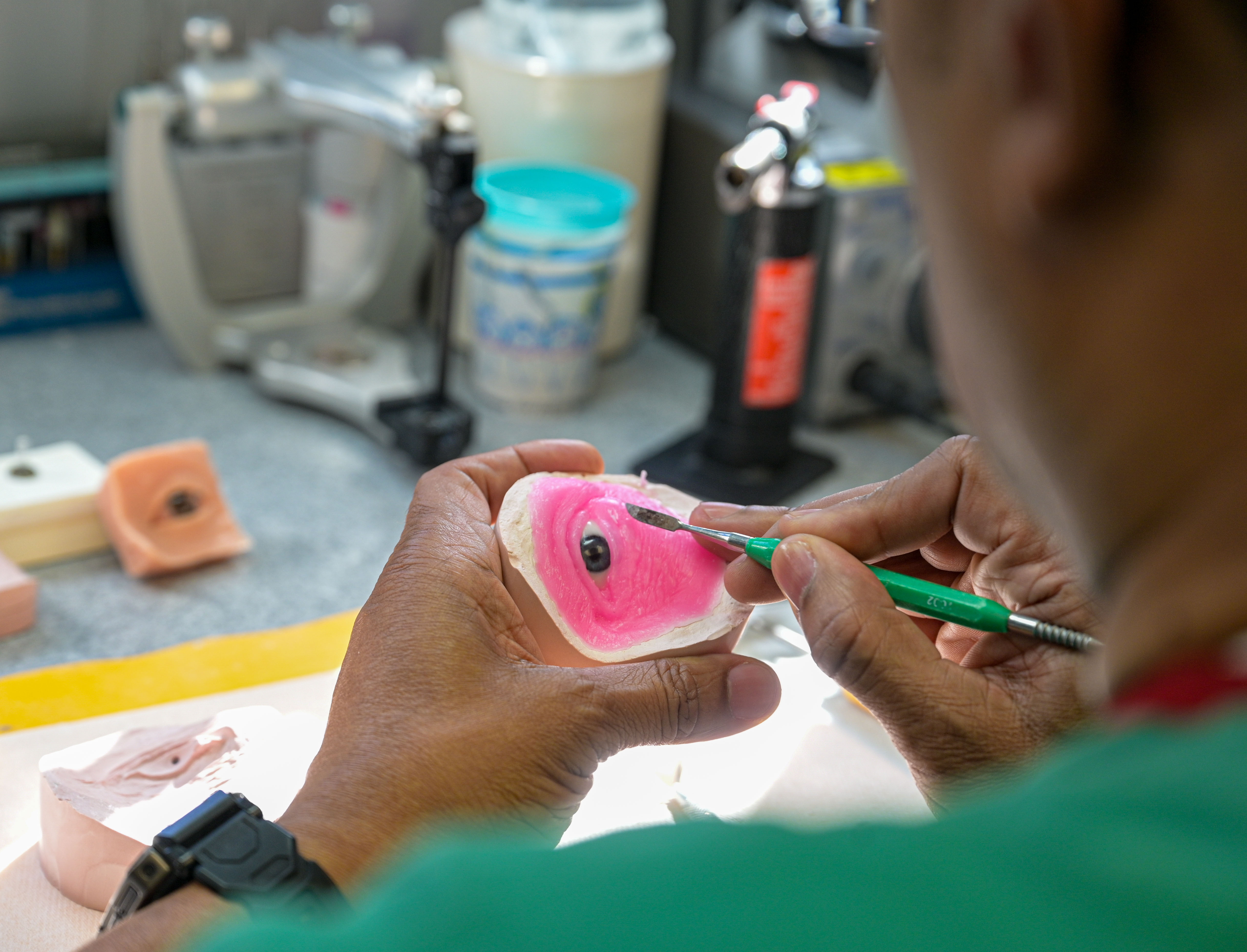 Rare specialty, vital mission: JBLE home to DoD's only anaplastologist ...