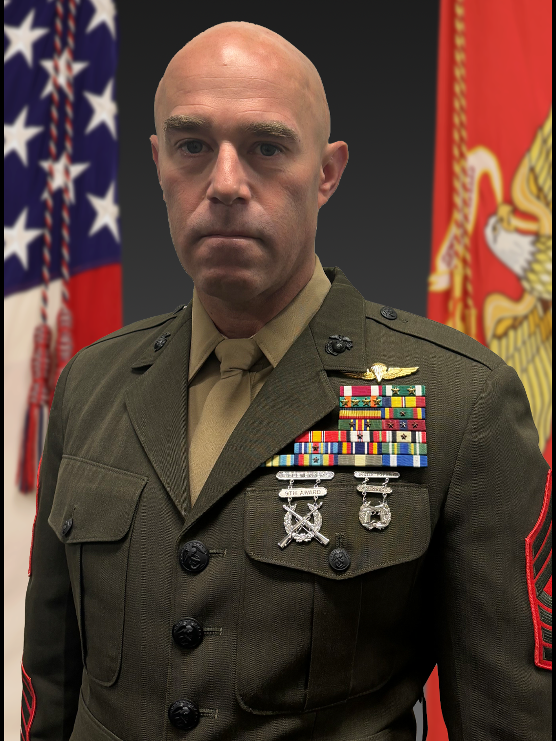 Sergeant Major Marshall G. Cleveland > 4th Marine Corps District ...