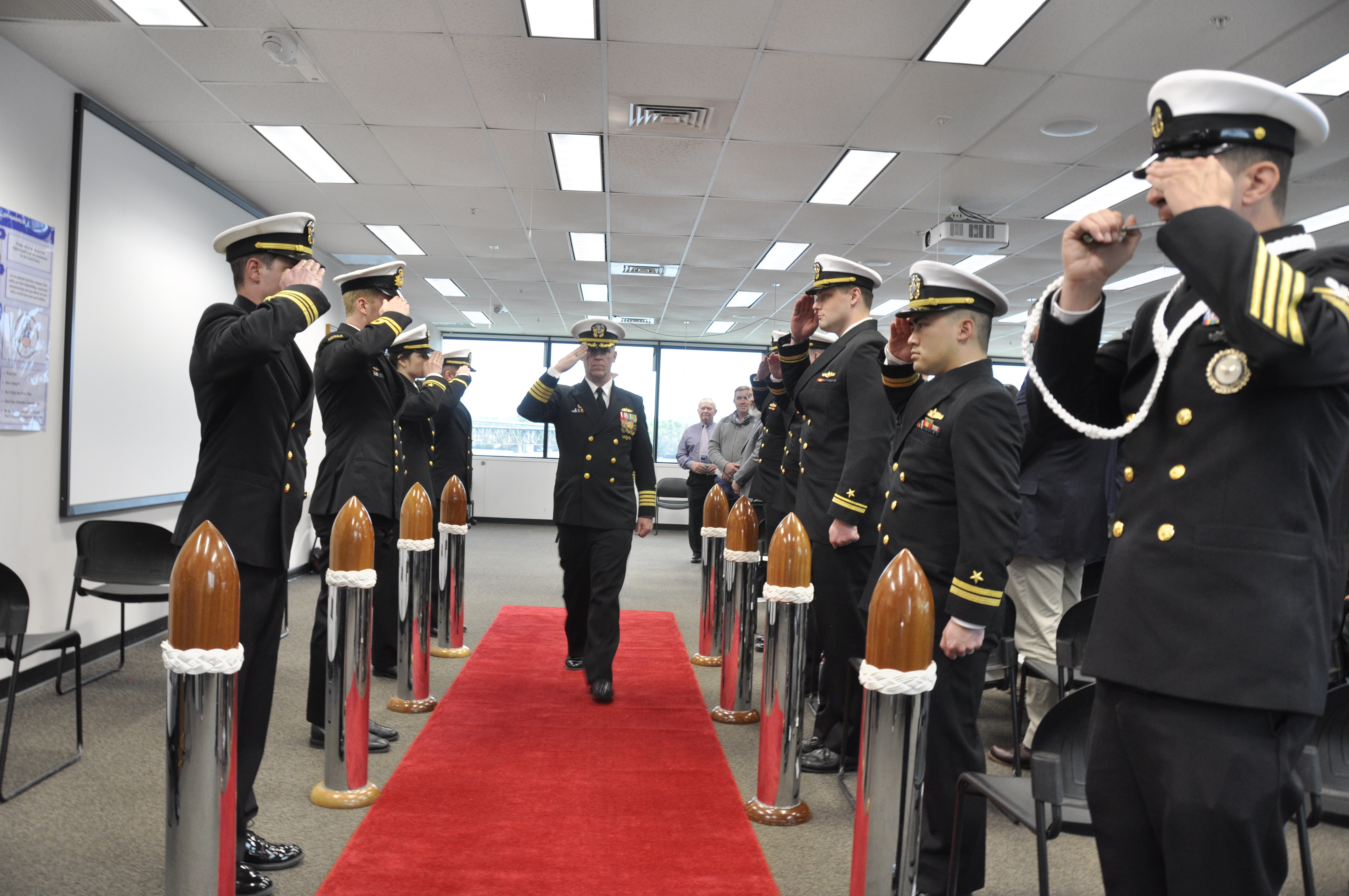 Fields Assumes Command of Supervisor of Shipbuilding, Bath > Naval Sea ...