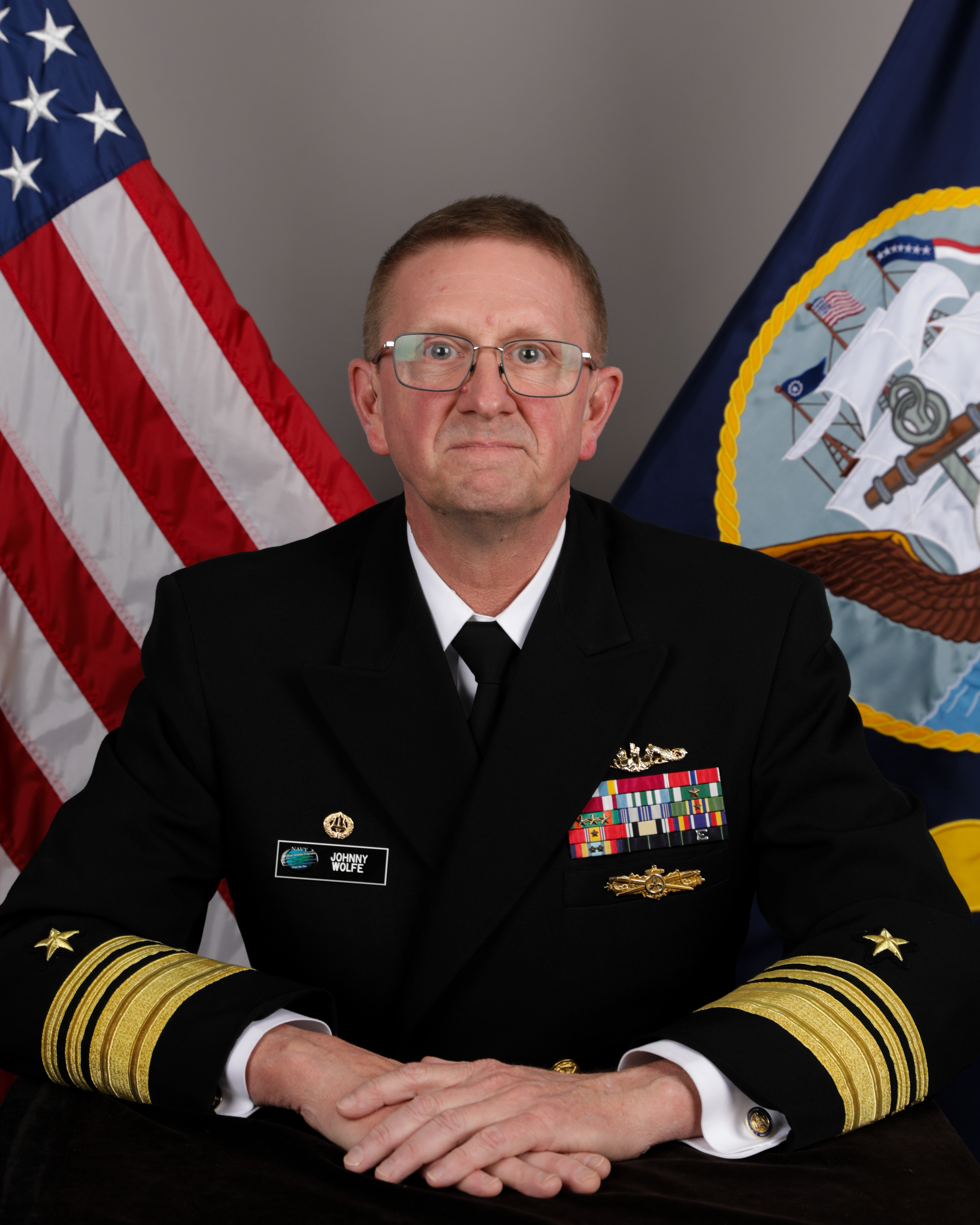 Vice Admiral Johnny Wolfe Jr. > United States Navy > BioDisplay