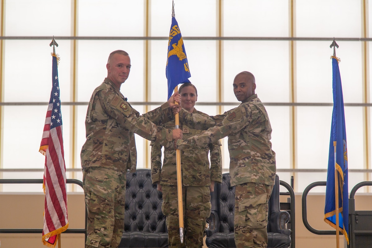 End of an Era: 45th Aerial Port Squadron Cases Its Colors at Travis AFB ...