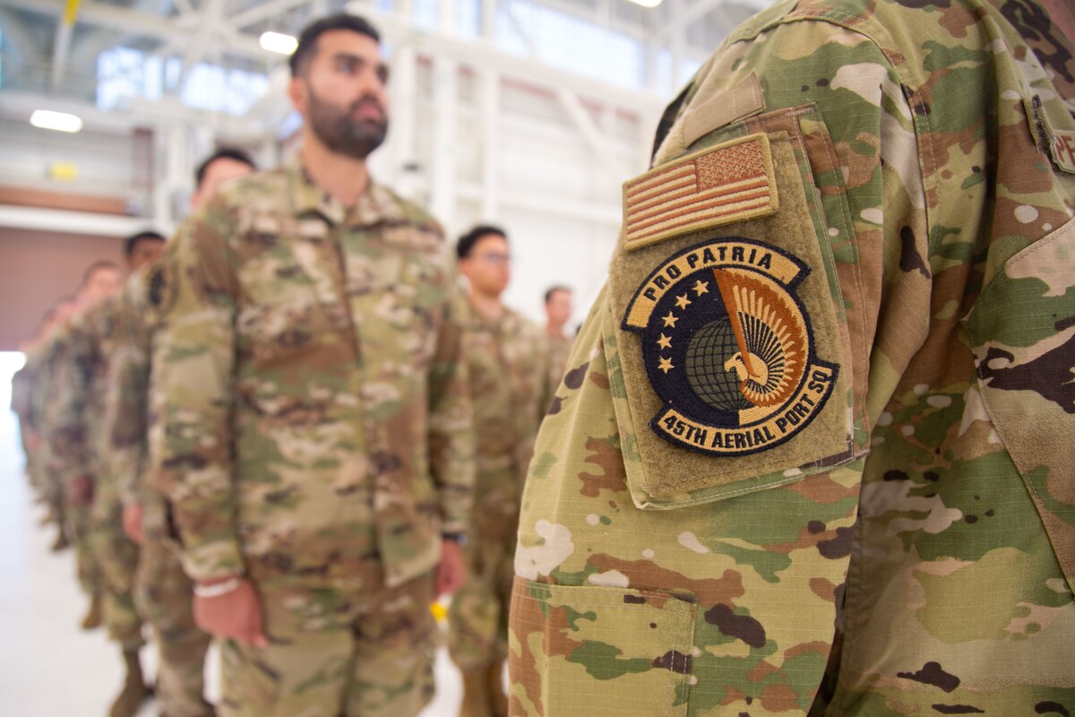 End of an Era: 45th Aerial Port Squadron Cases Its Colors at Travis AFB ...