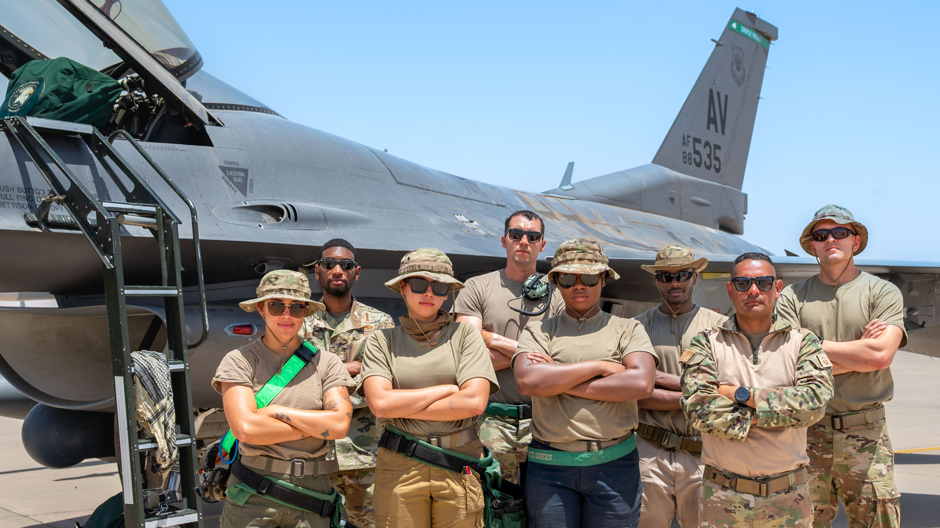 Locked and Loaded: 555th EFGS weapons flight > U.S. Air Forces Central ...