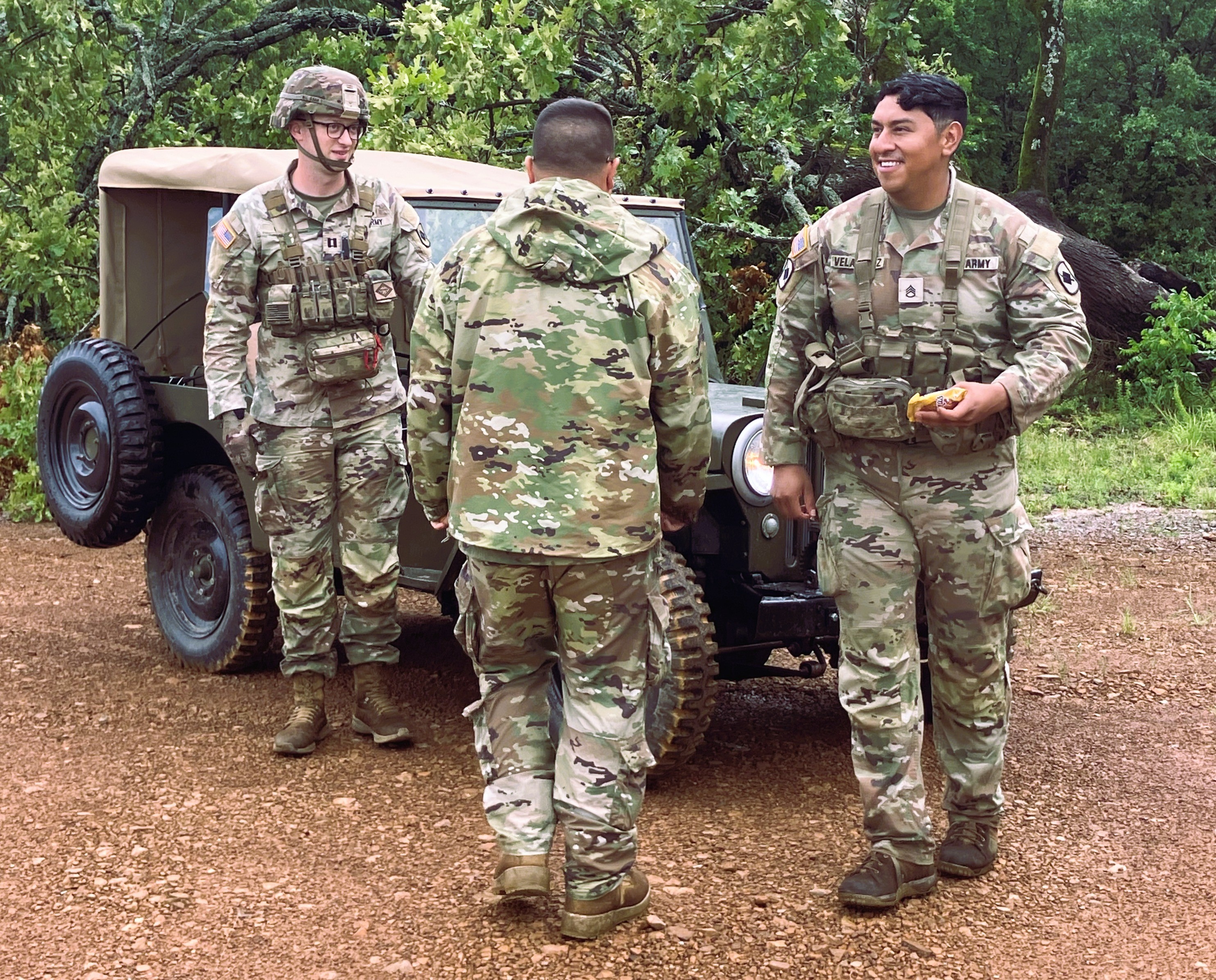 Capt. Combs Drives 1948 Jeep to Boost Morale During Annual Training ...