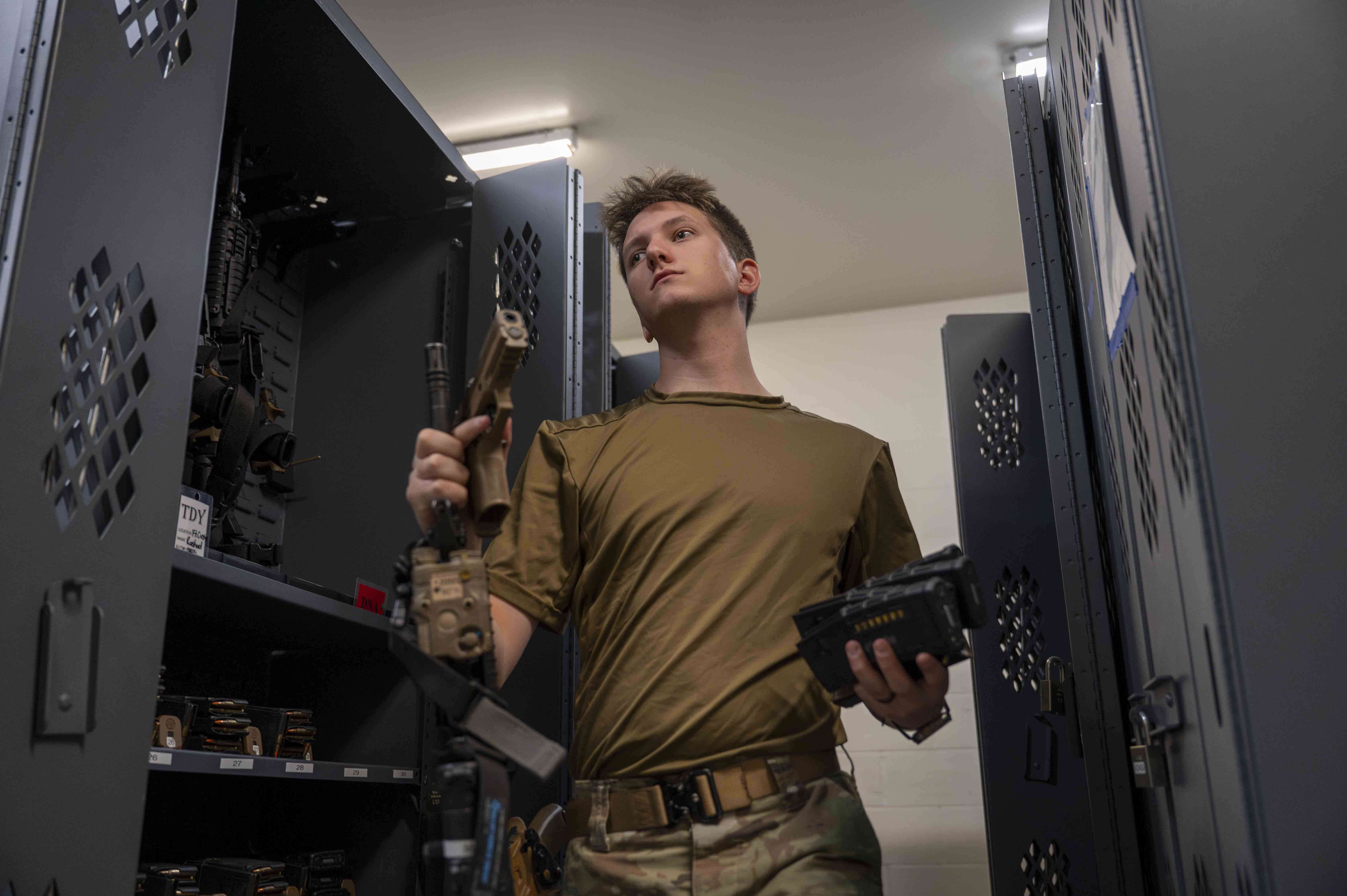 Fortress of defense: Fairchild's security forces armory > Fairchild Air ...