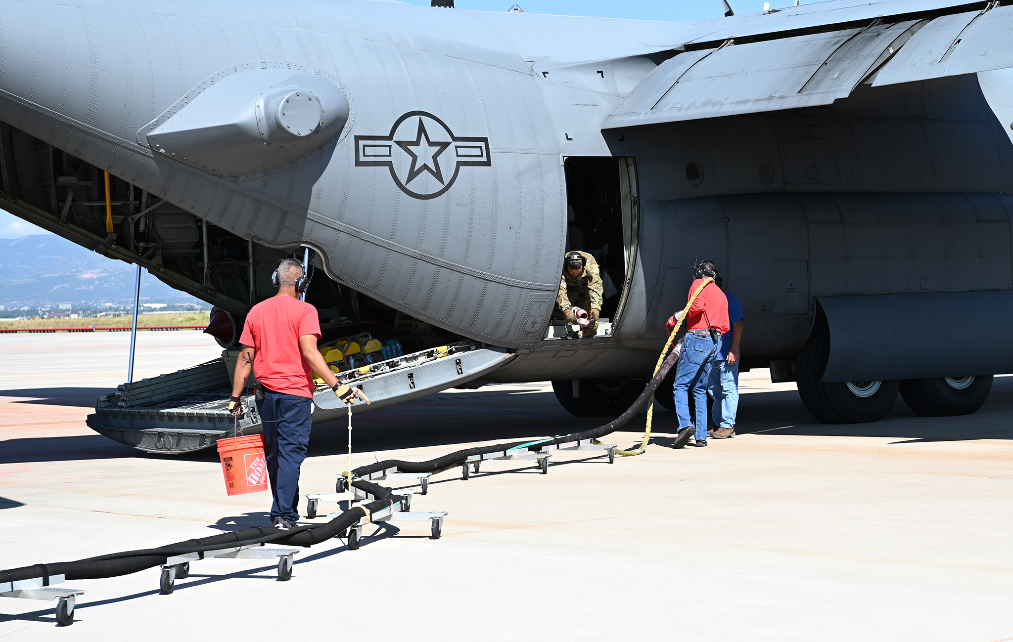 Military firefighting aircraft respond to Colorado Wildfires > Nevada ...