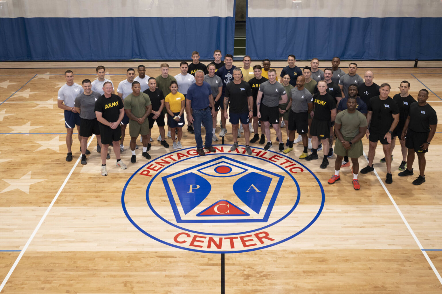 Hegseth, RFK Jr. Join Service Members, DOD Civilians for Physical ...