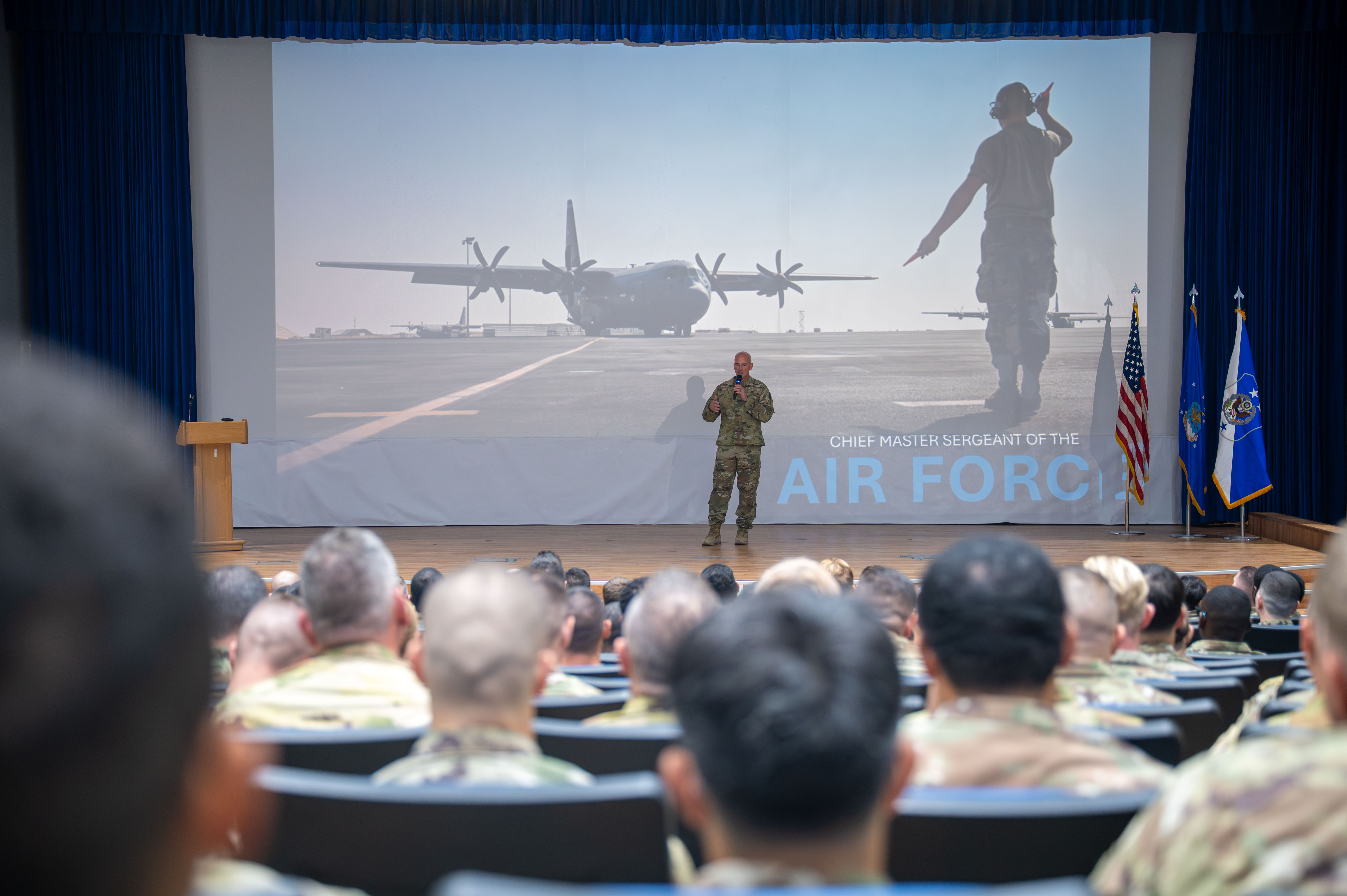 CMSAF visits 386th AEW, highlights readiness and resilience > Air ...