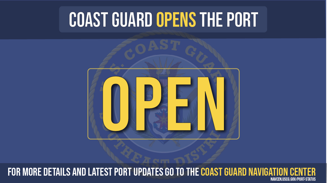 Coast Guard sets Port Condition FOUR for all seaports in the U.S ...