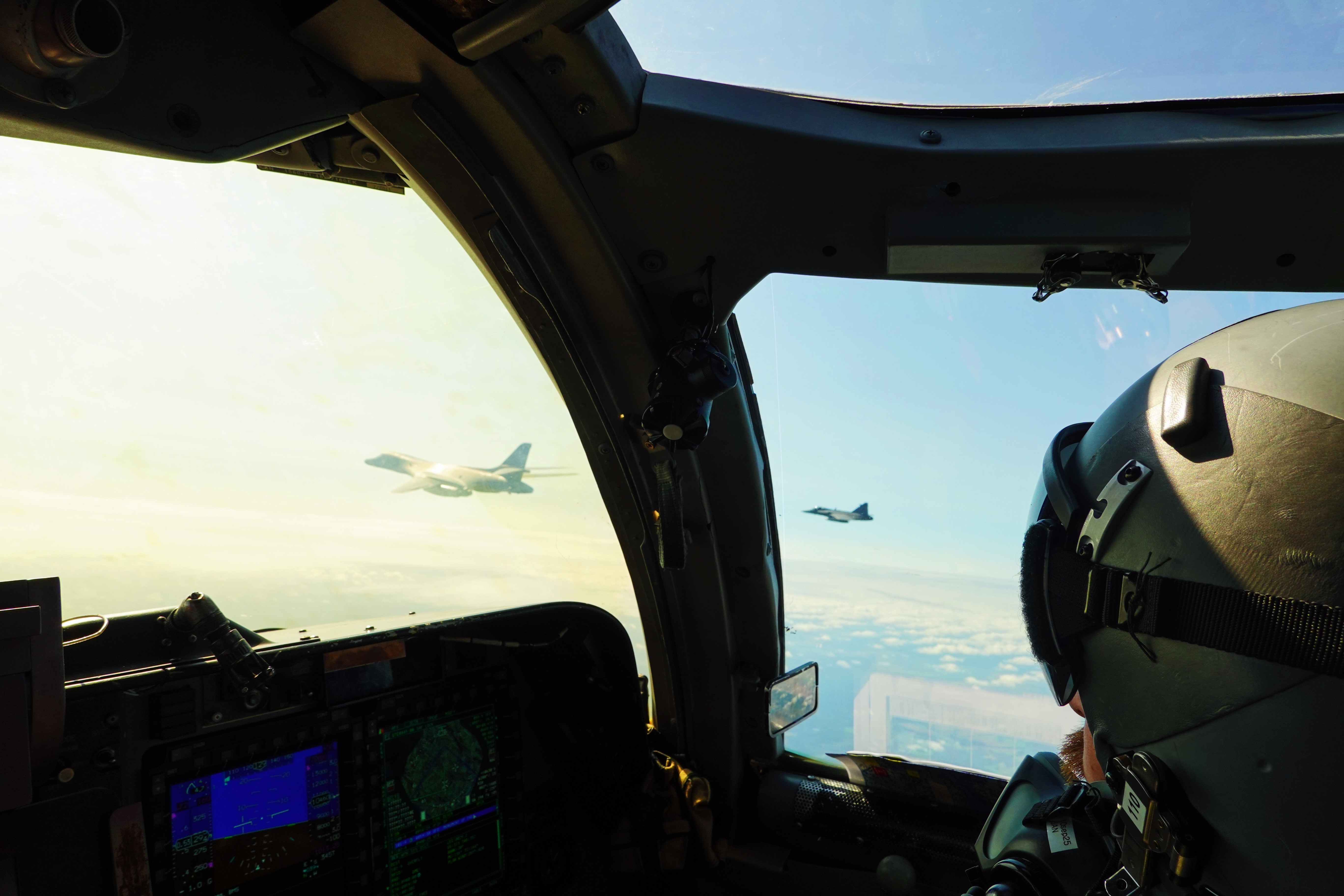 U.S., Allied aircraft fly together over Riga, Latvia – demonstrate ...