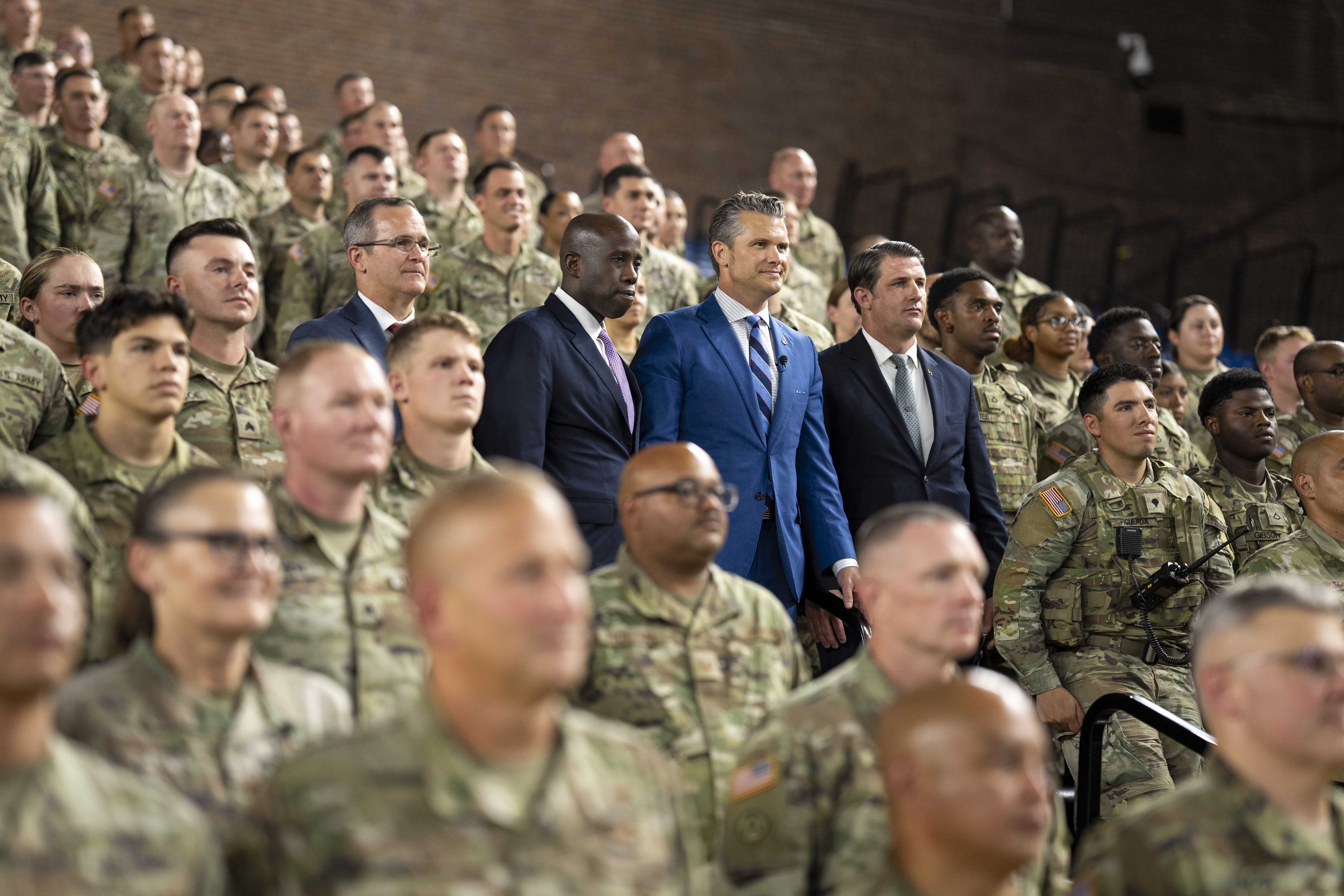 Hegseth, Senior DOD Officials Pay Visit to Guardsmen at D.C. Armory > U ...