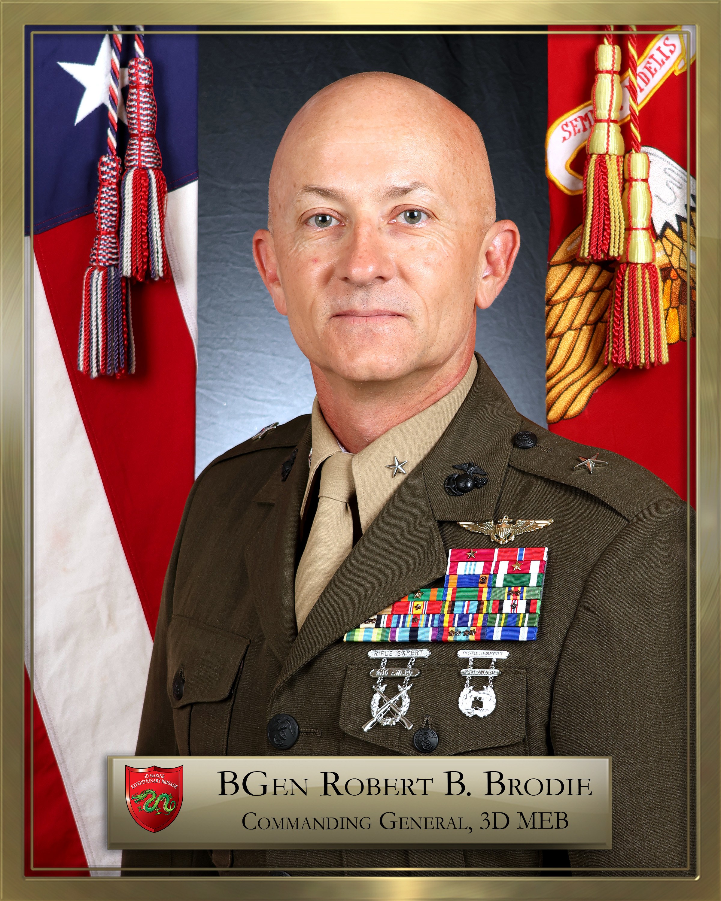 BRIGADIER GENERAL ROBERT B. BRODIE > 3D Marine Expeditionary Brigade ...