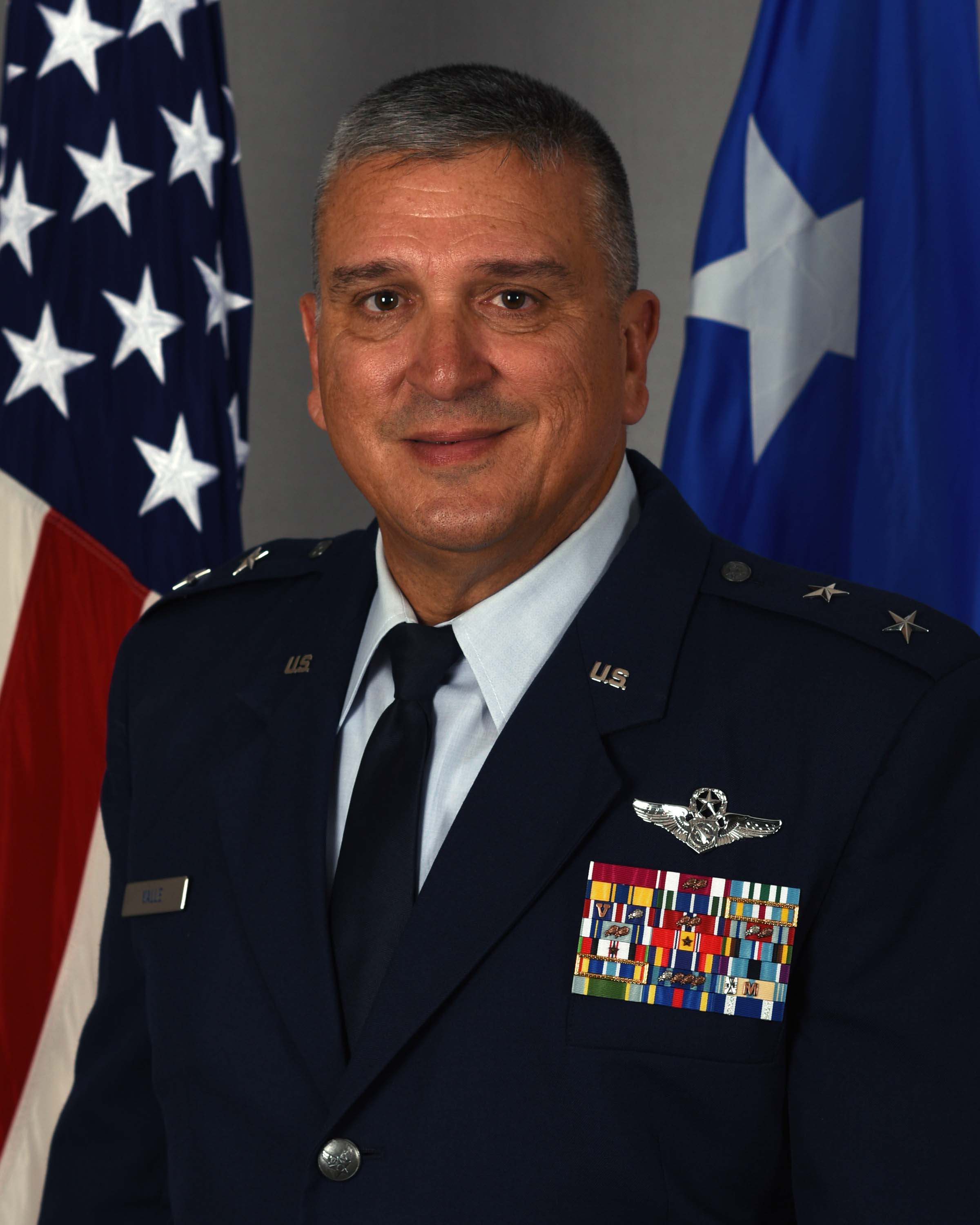MICHAEL A. VALLE > Air Force > Biography Display