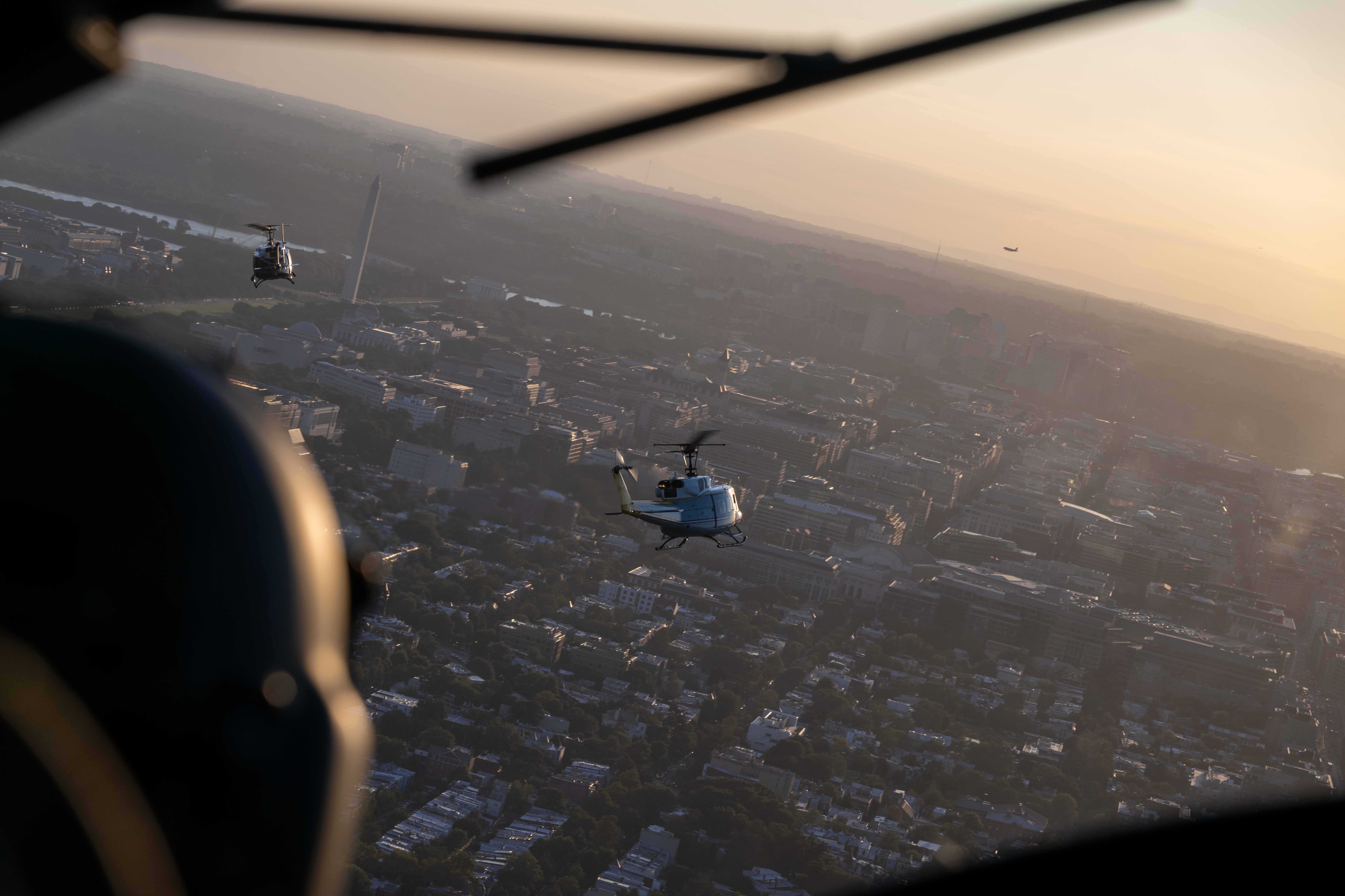 1st Helicopter Squadron flyover opens D.C. United vs. Inter Miami match ...