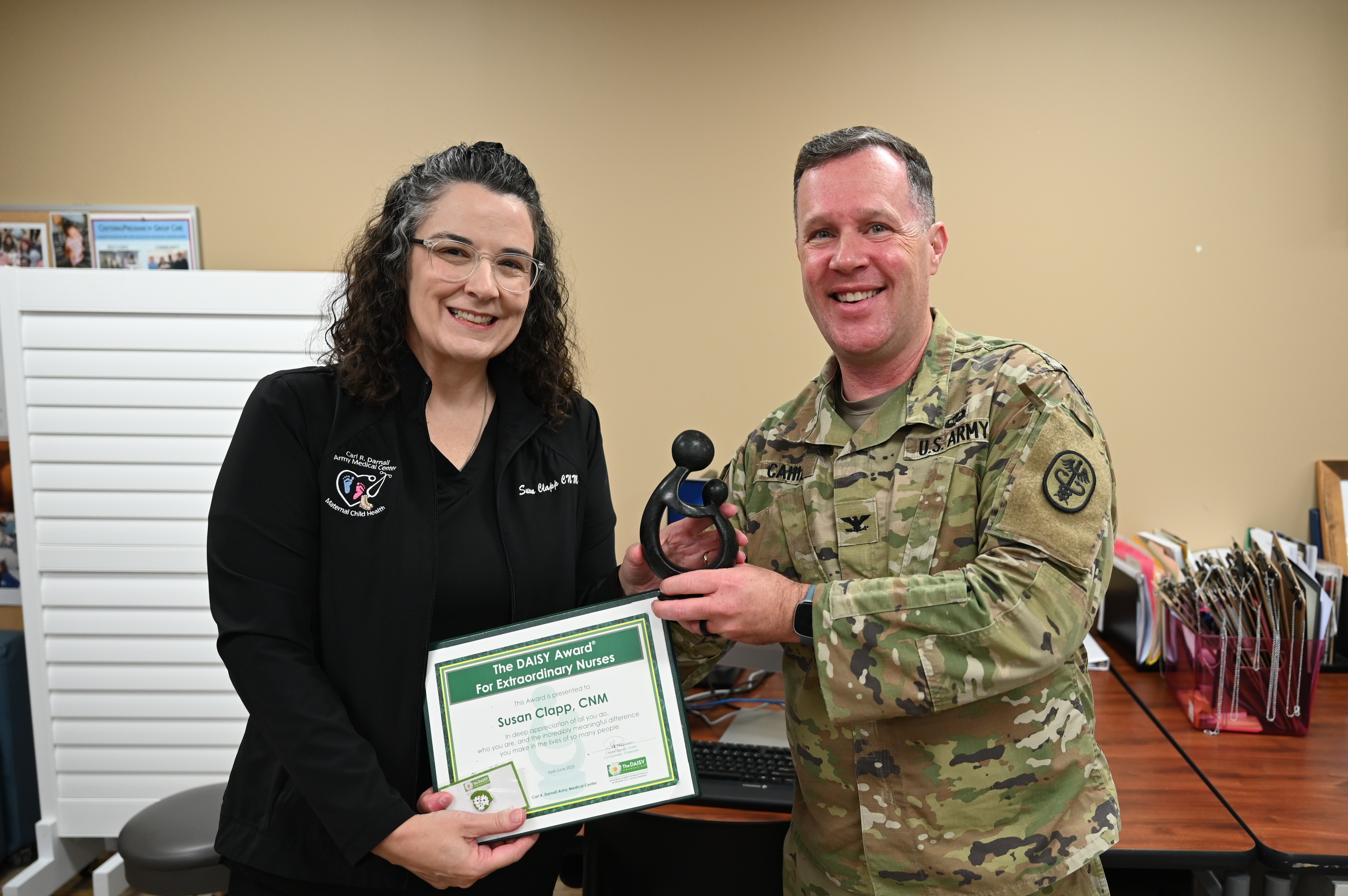 CRDAMC Nurse Midwife Susan Clapp Honored with Outpatient DAISY Award ...