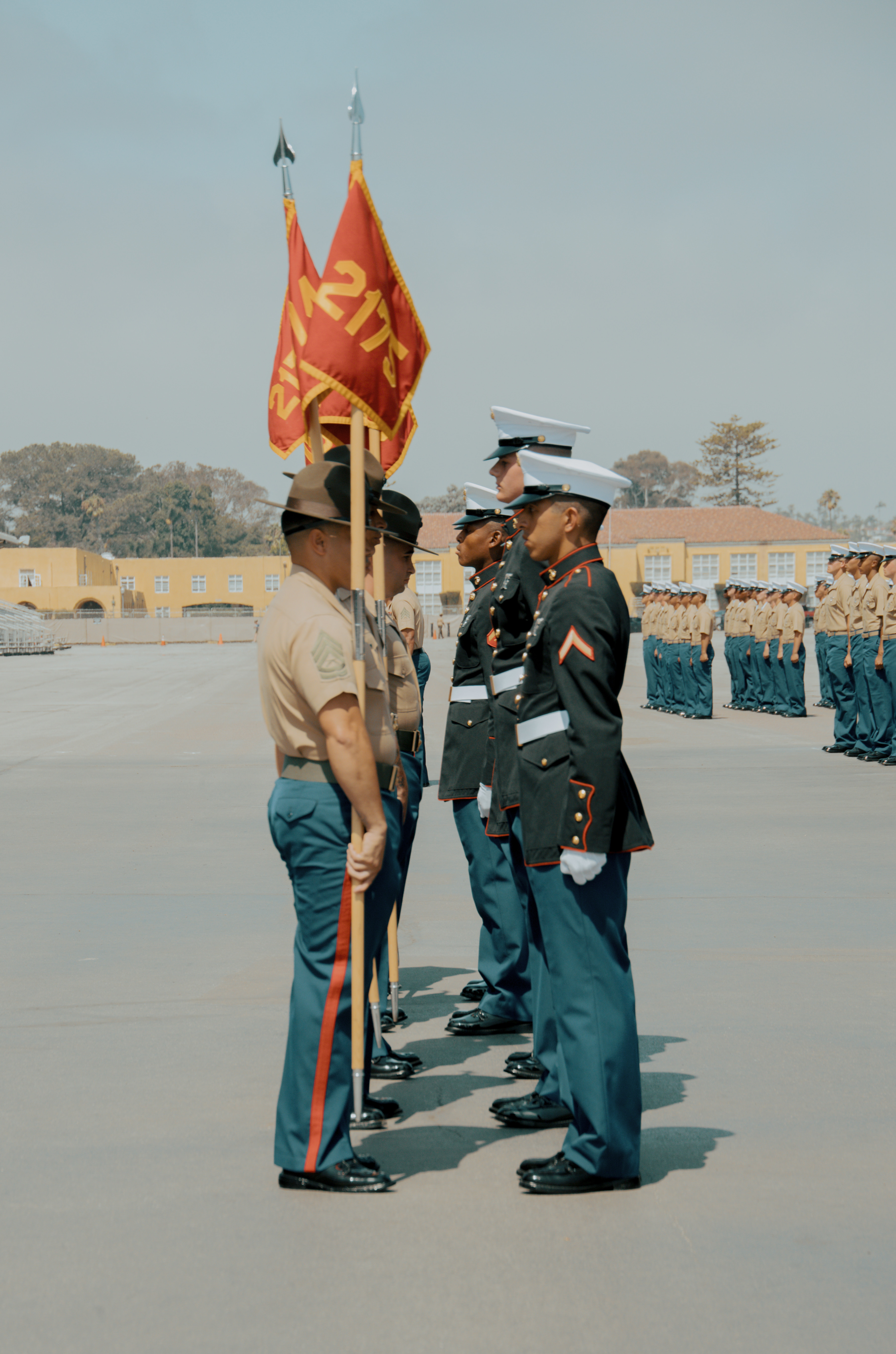 Morning Colors Ceremony and Hotel Company Graduation