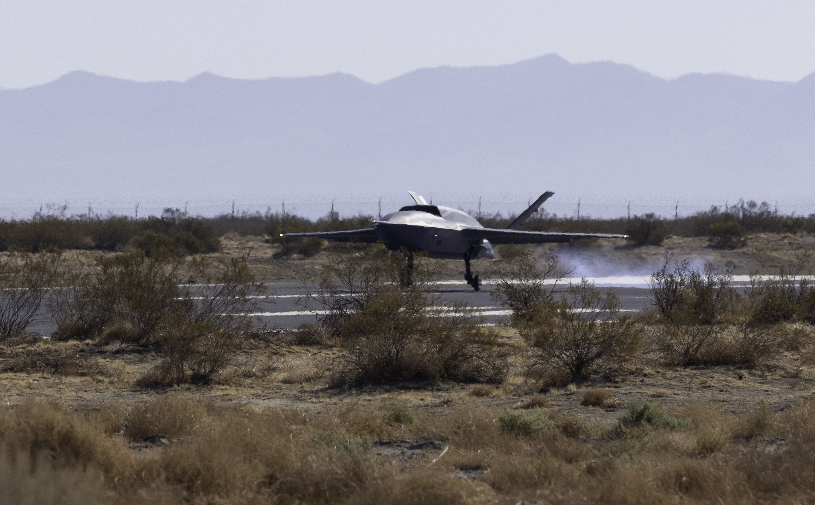 Collaborative Combat Aircraft, YFQ-42A takes to the air for flight ...