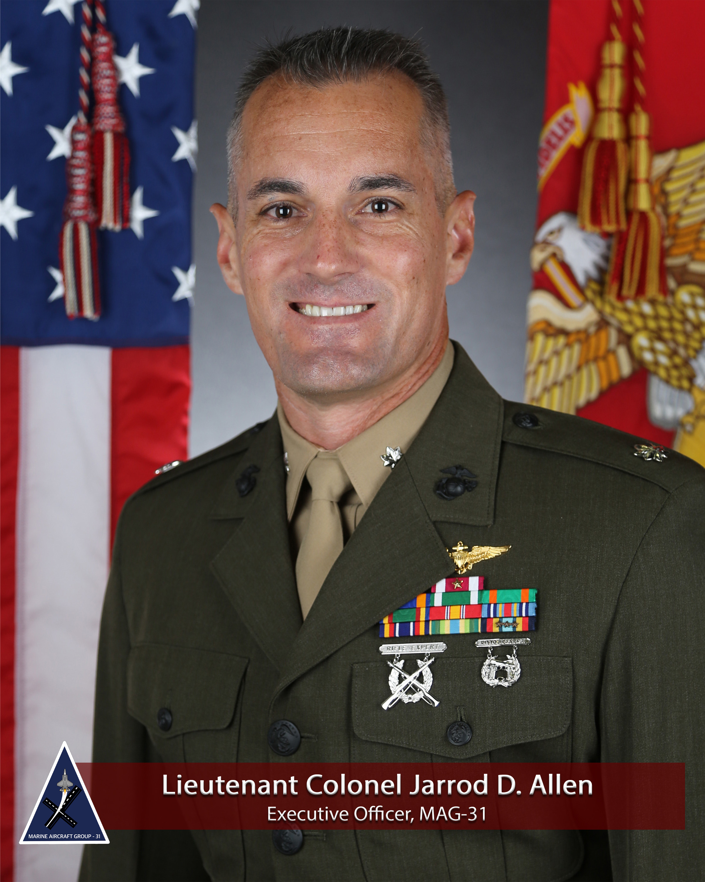 Lieutenant Colonel Jarrod D. Allen > 2nd Marine Aircraft Wing > Command ...