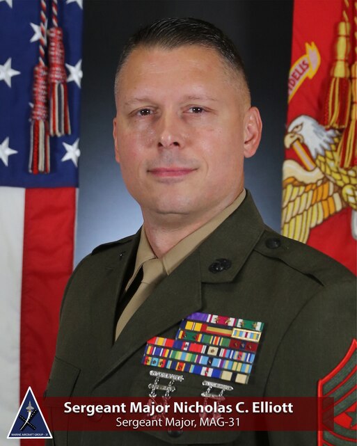 Sergeant Major Nicholas C. Elliott > 2nd Marine Aircraft Wing > Command ...