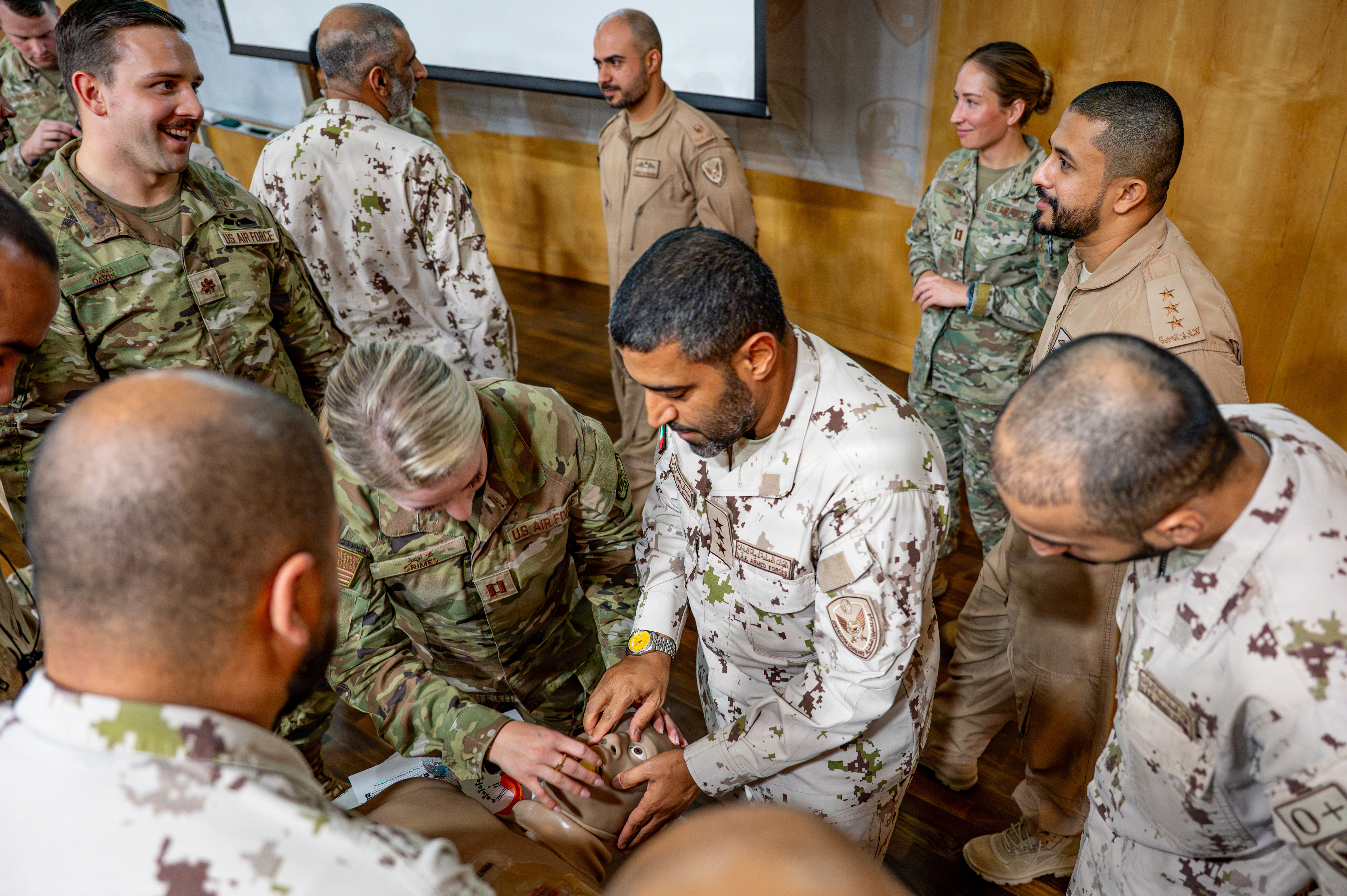 TCCC: Training side by side > U.S. Air Forces Central > 380AEW Article ...