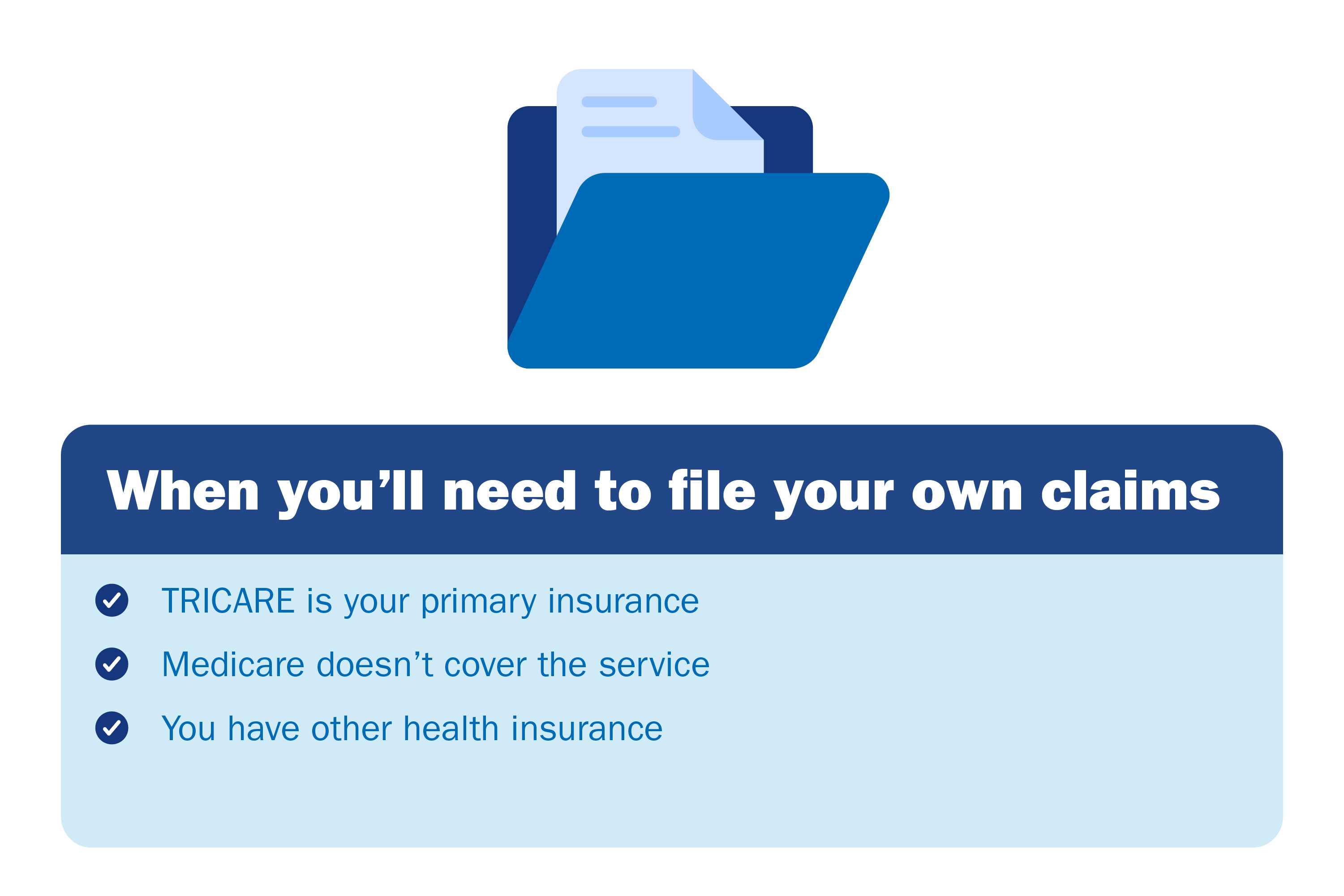 How to file claims with TRICARE For Life > TRICARE Newsroom > TRICARE News