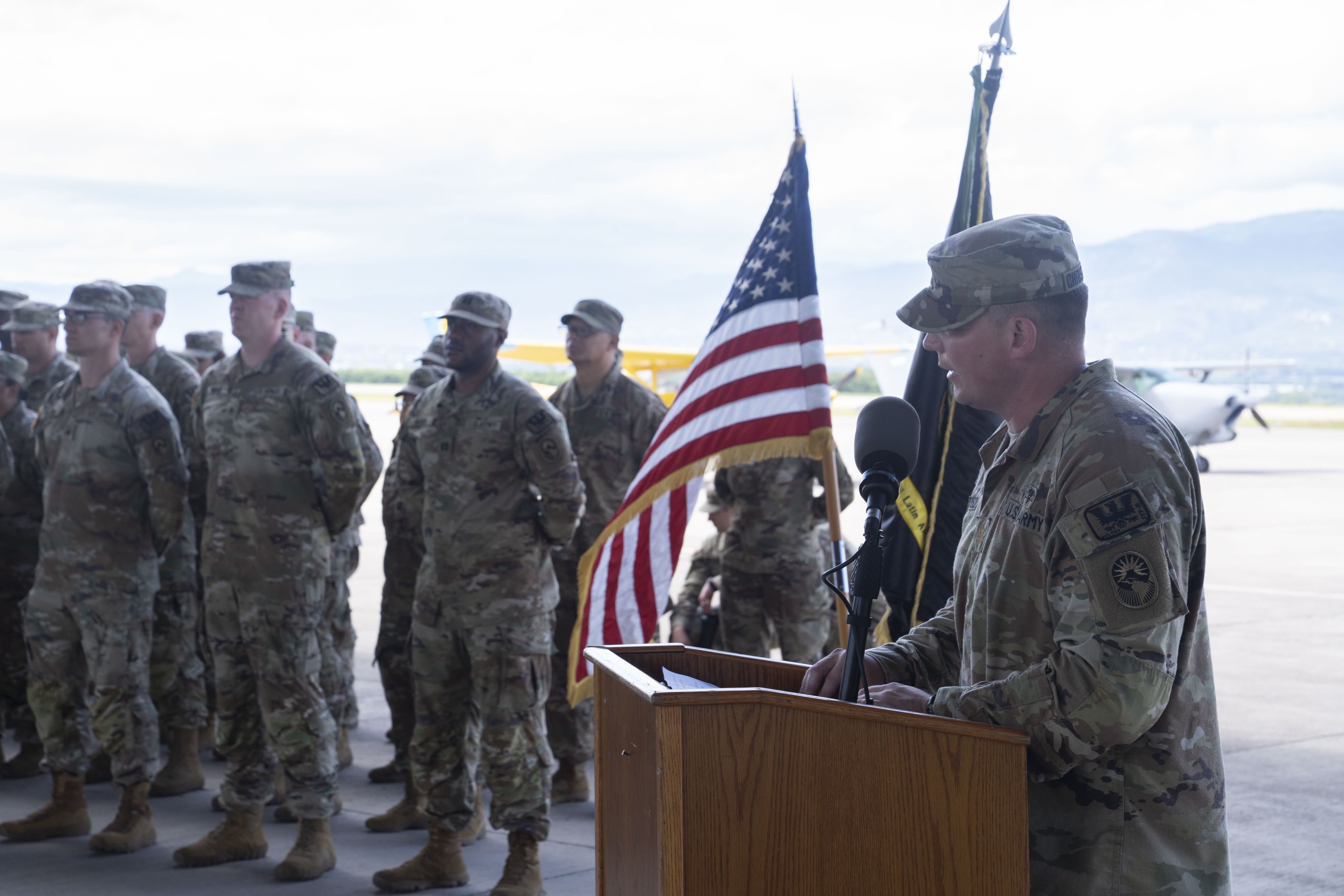 Army Forces Battalion MED DET CoC Ceremony > Joint Task Force-Bravo ...