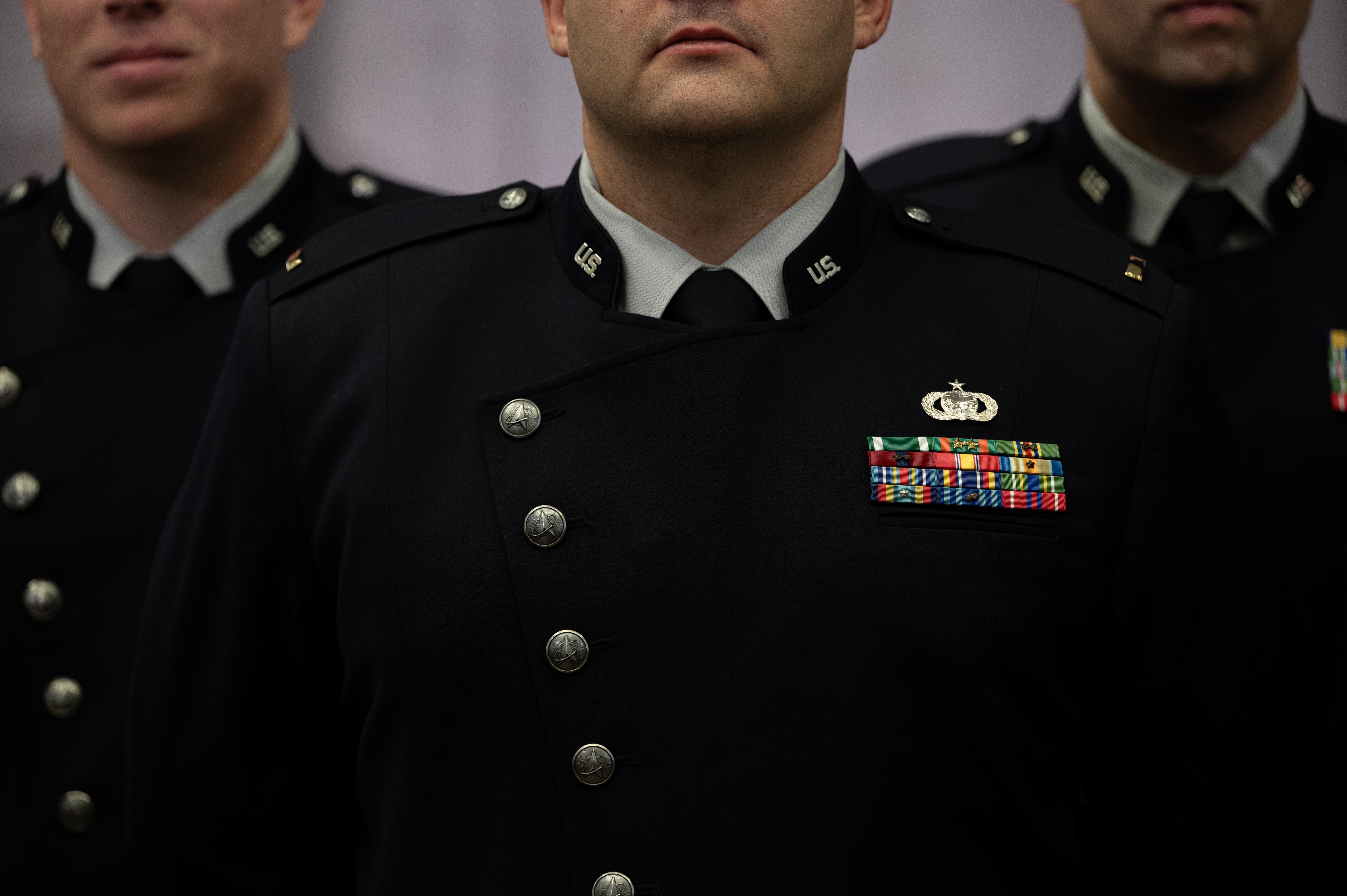 OTS graduates make history in new Space Force service dress > Air ...