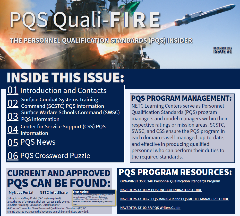 SCSTC Announces the PQS Quali-FIRE: Your New Quarterly Newsletter (DEC ...