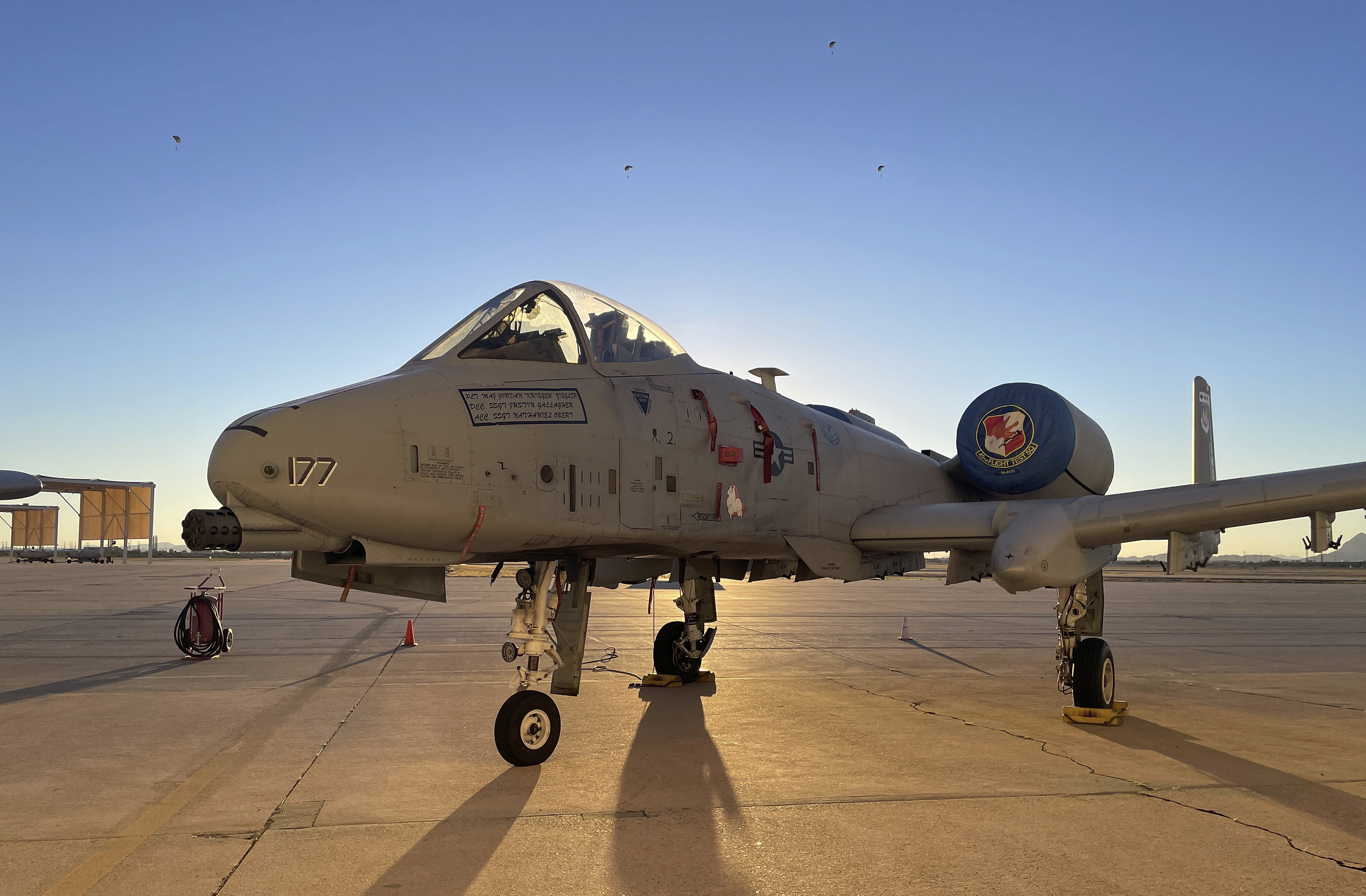 A-10 sunset
